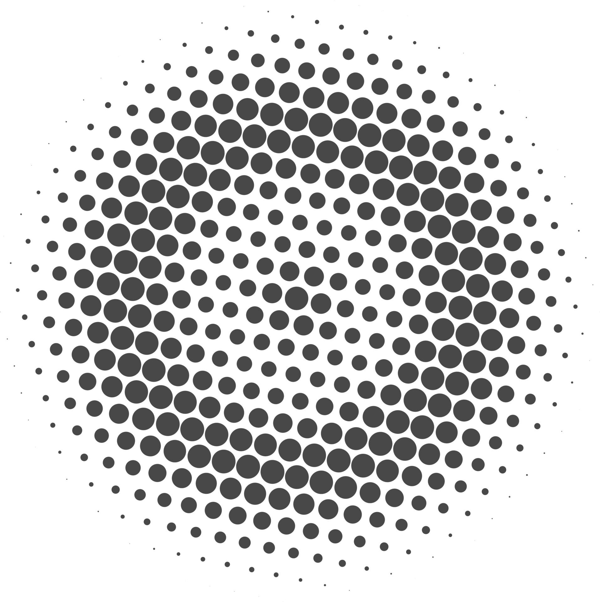 Circle Dots With Halftone Pattern Round Gradient Background Element With Gradation Points