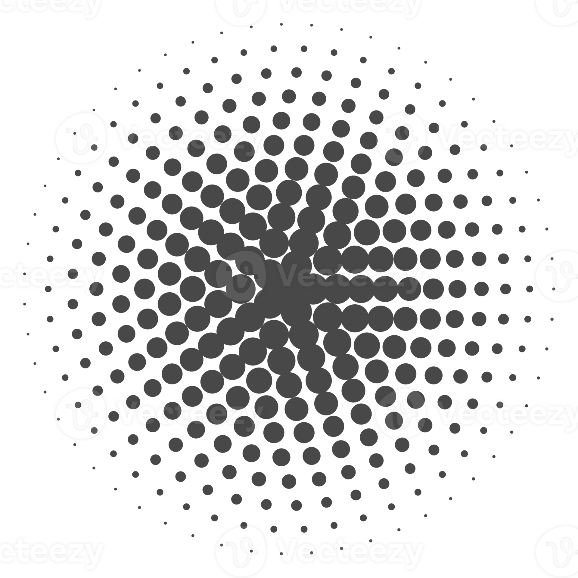 Circle dots with halftone pattern. Round gradient background. Element with gradation points ...