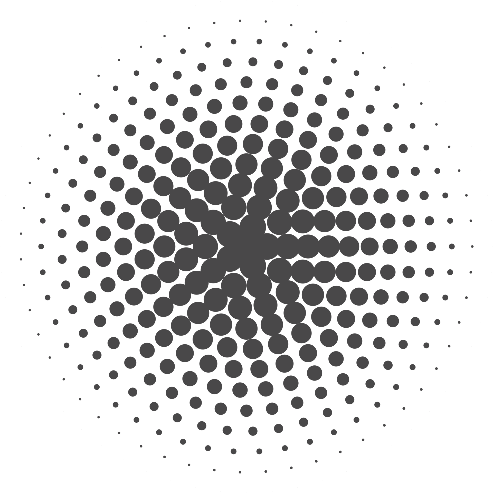 Circle Dots With Halftone Pattern Round Gradient Background Element With Gradation Points