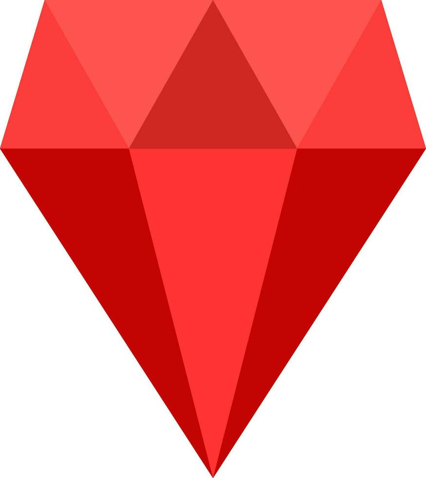 Red diamond icon or symbol. 24827217 Vector Art at Vecteezy