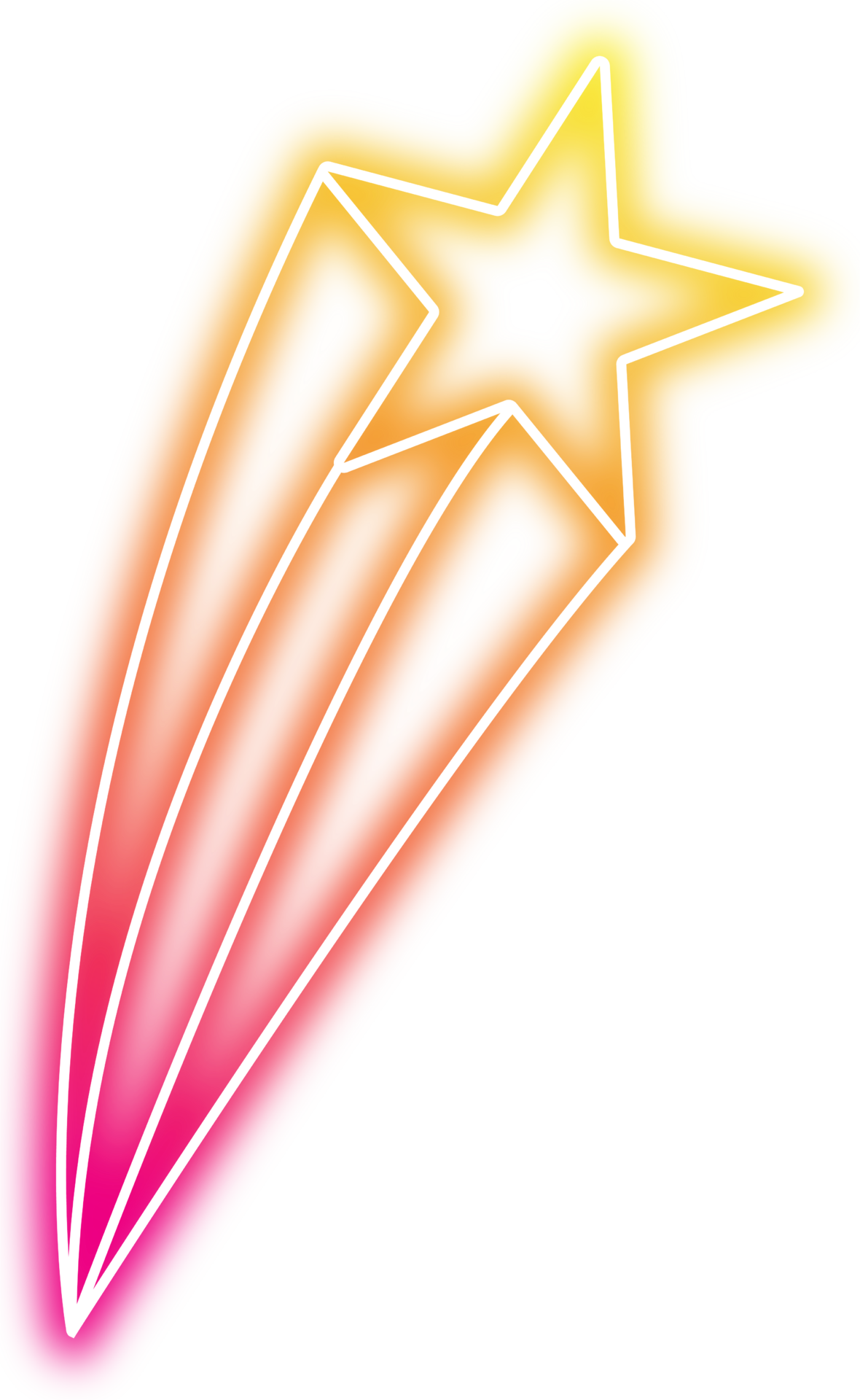 rainbow with star neon animal glow light outline icon element ... rainbow with star neon animal glow light outline icon element ...