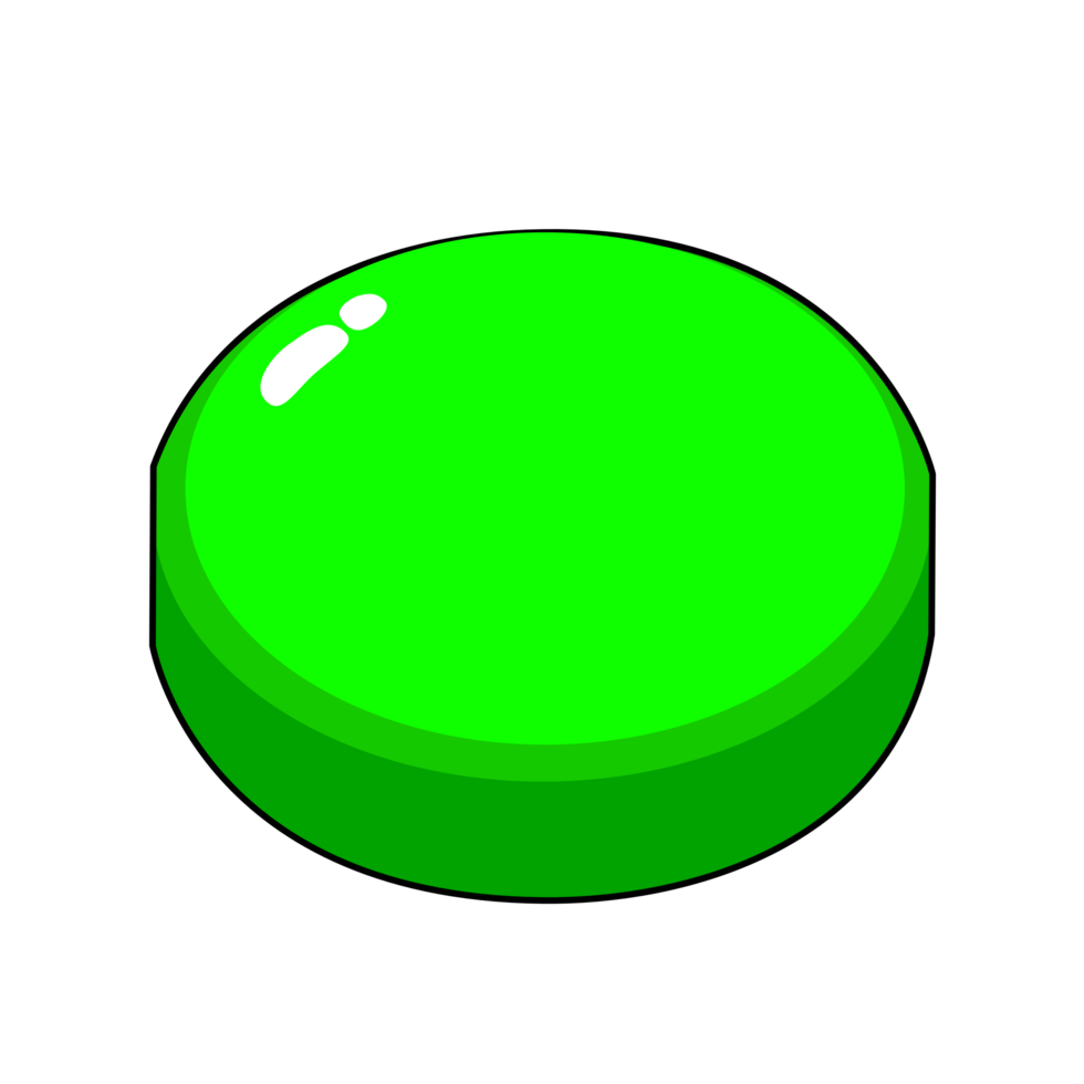 Print Button Icon Green