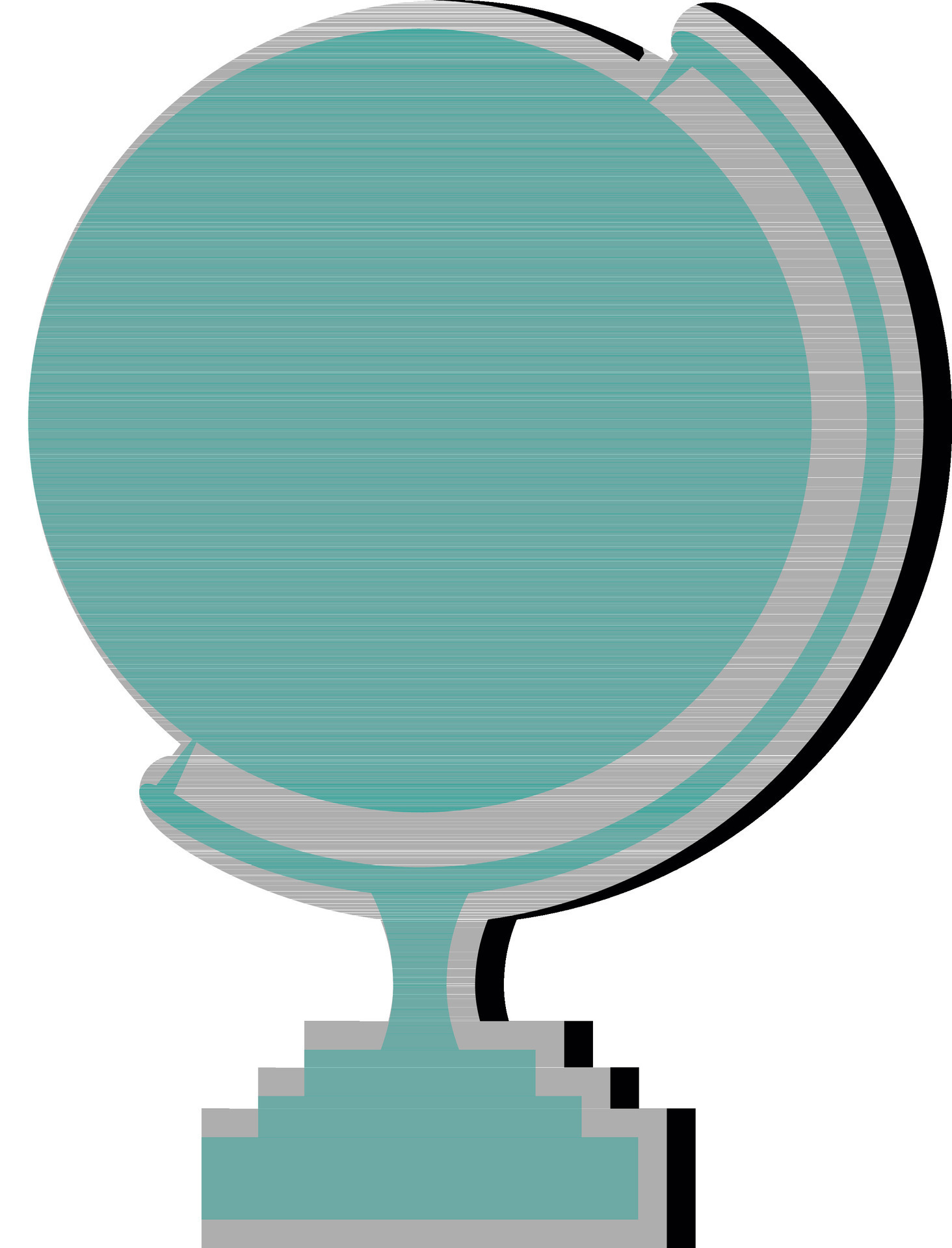 Flat style icon of a globe. 24835557 Vector Art at Vecteezy