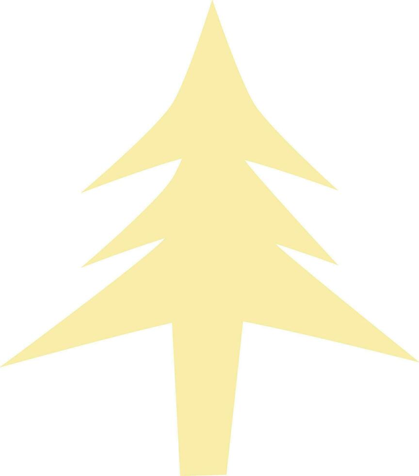 Flat illustration of christmas tree. 24837146 Vector Art at Vecteezy