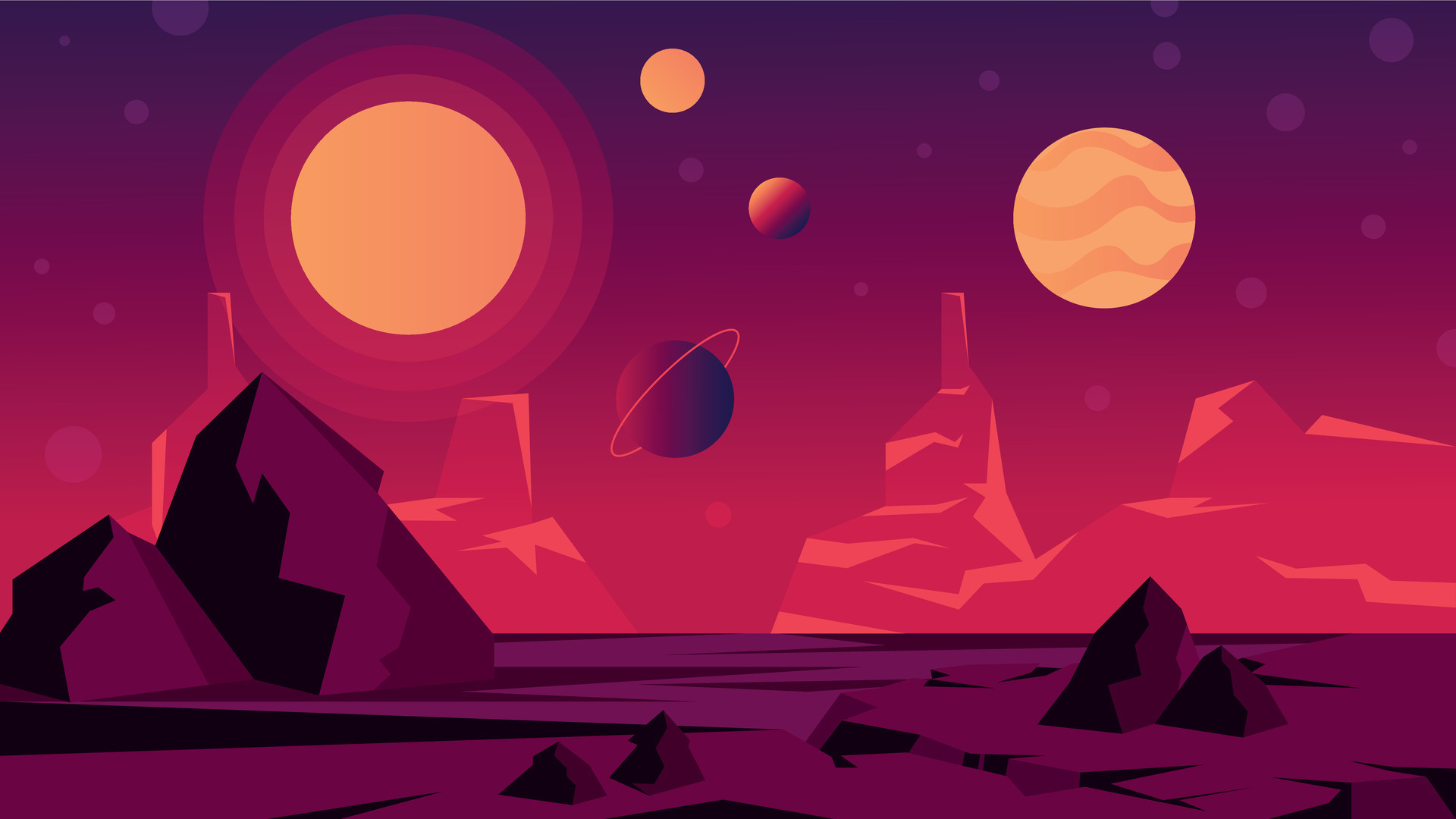 Trendy Planet Background 24840779 Vector Art at Vecteezy