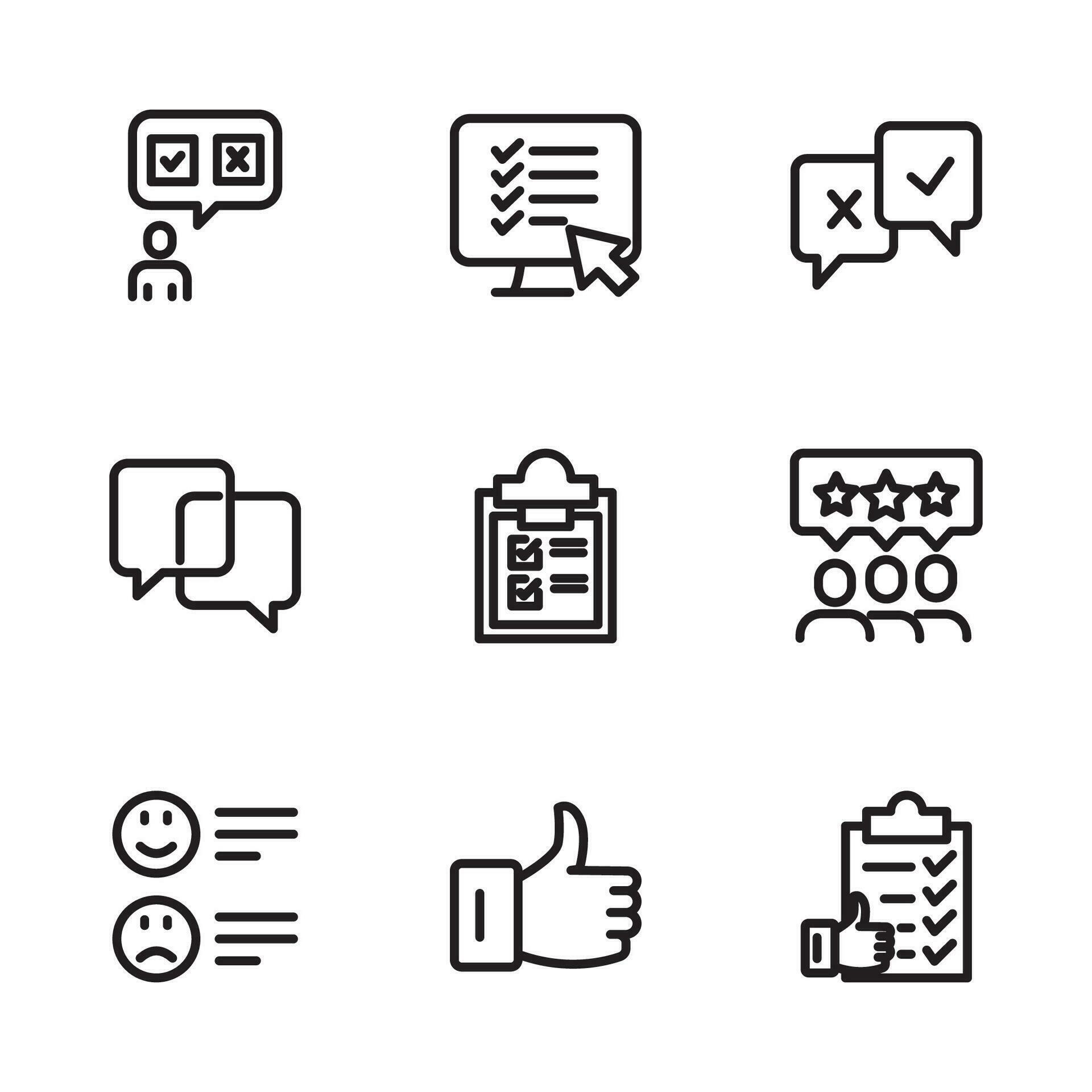 set icon line feedback, rating. vector illustration 24843606 Vector Art ... set icon line feedback, rating. vector illustration 24843606 Vector Art ...