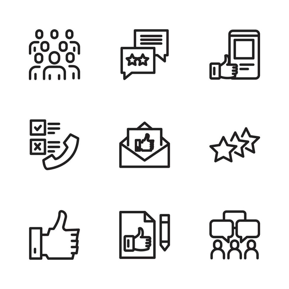 set icon line feedback, rating. vector illustration 24843611 Vector Art ... set icon line feedback, rating. vector illustration 24843611 Vector Art ...
