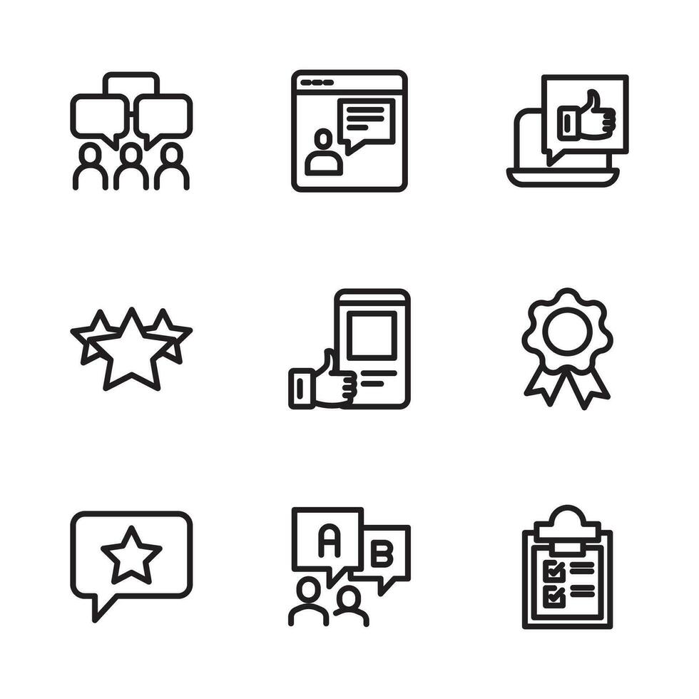 set icon line feedback, rating. vector illustration 24843620 Vector Art ... set icon line feedback, rating. vector illustration 24843620 Vector Art ...