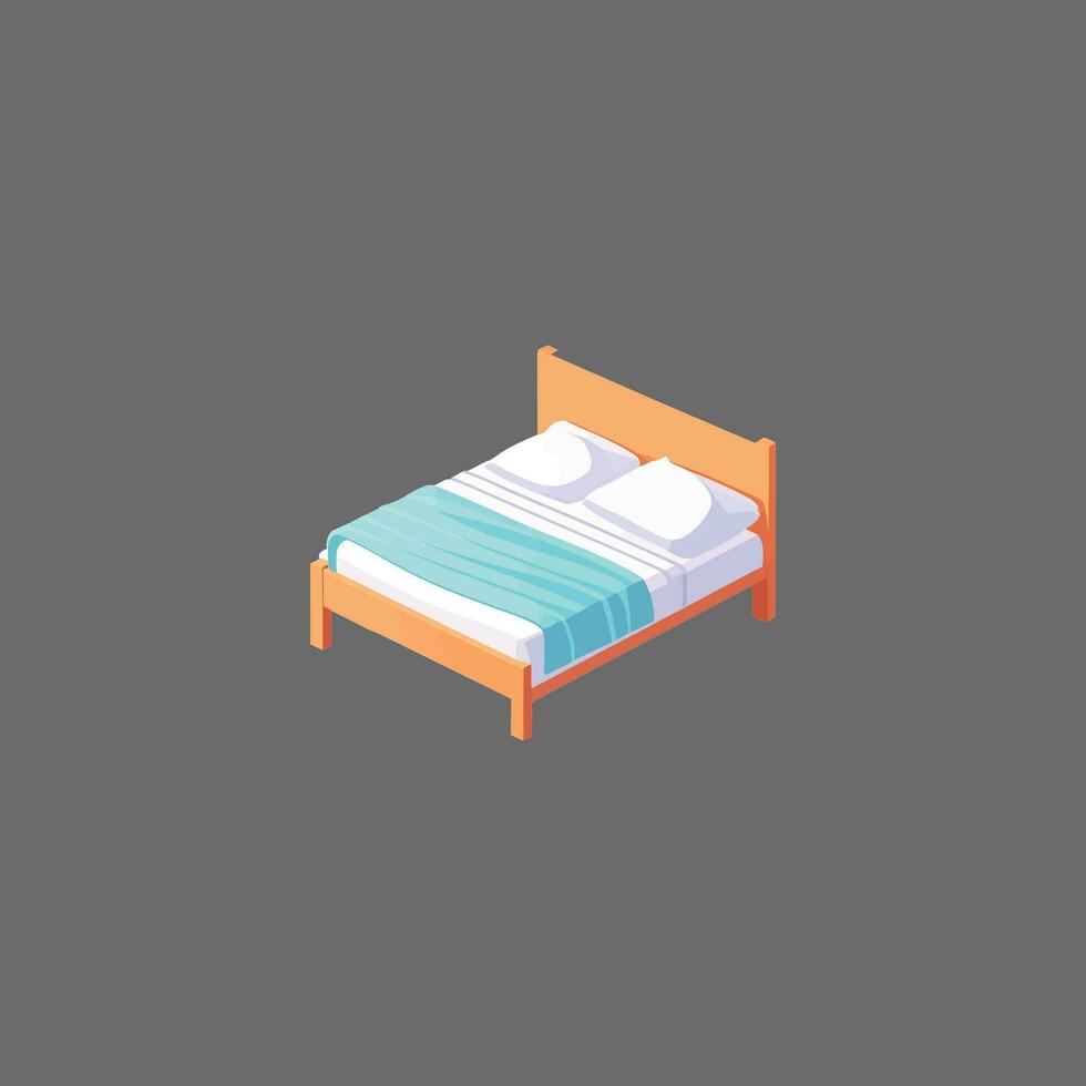 Bed vector isometric view. 24847364 Vector Art at Vecteezy Bed vector isometric view. 24847364 Vector Art at Vecteezy