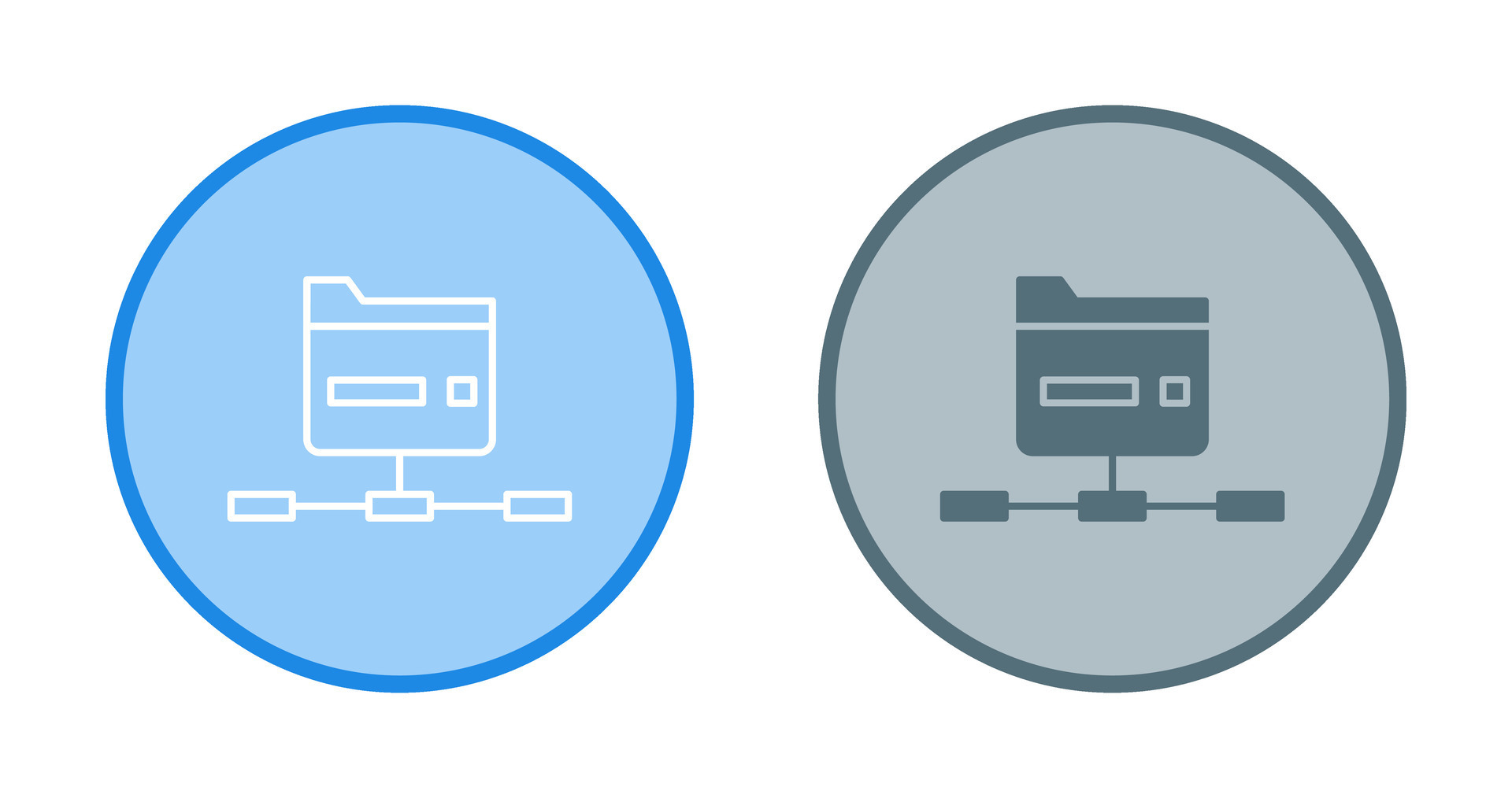 Network Folder Vector Icon 24849043 Vector Art at Vecteezy