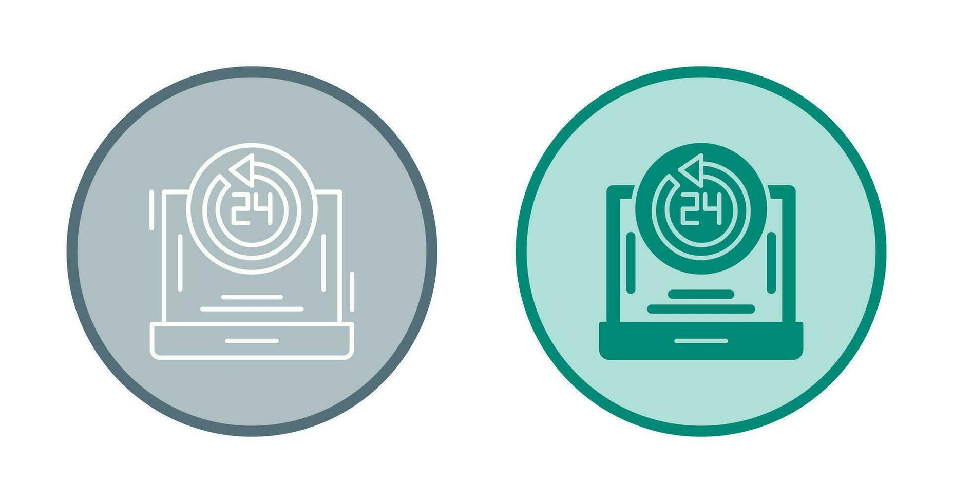 icono de vector de soporte 24h 24849883 Vector en Vecteezy