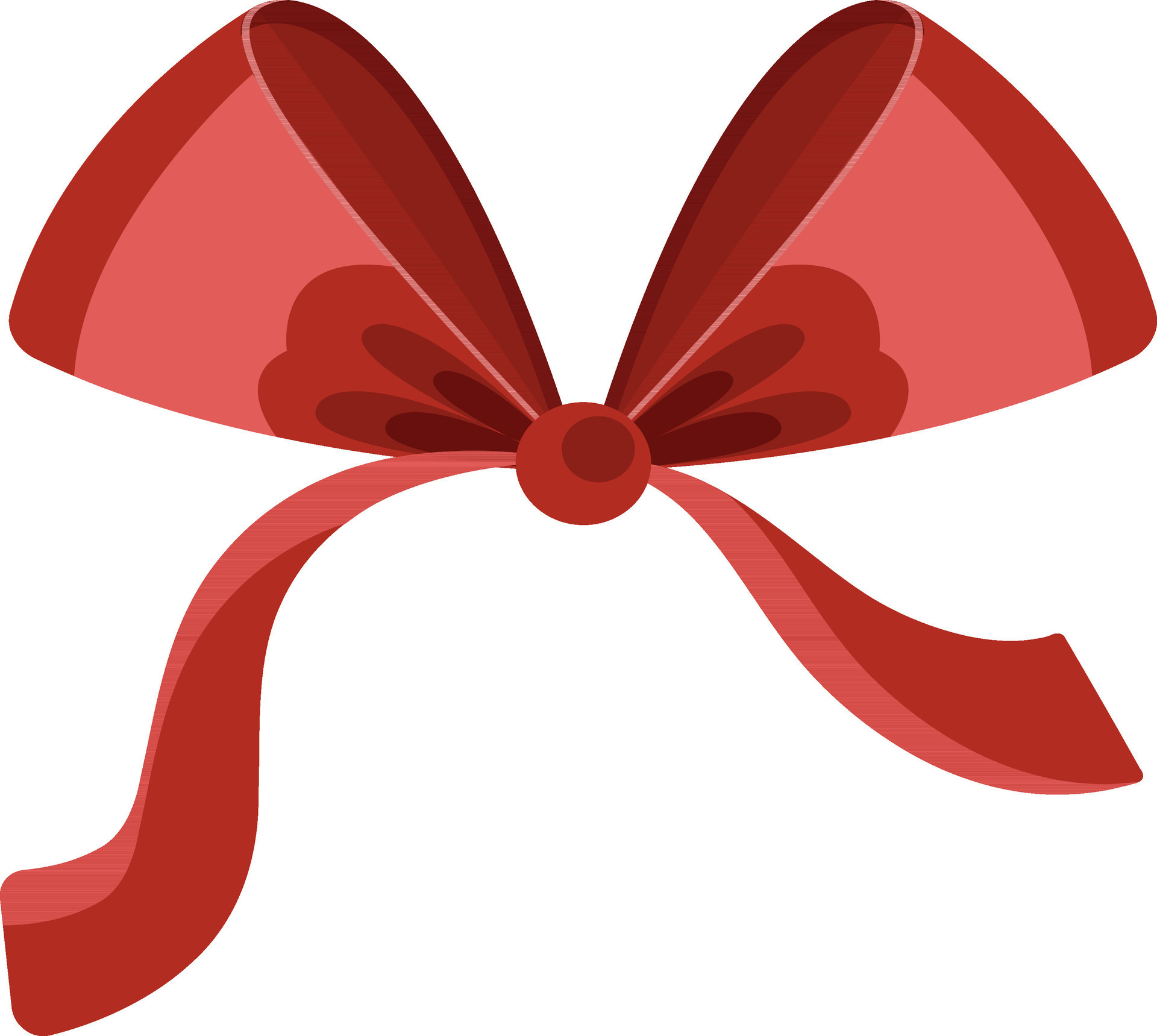 Red ribbon bow design. 24852935 Vector Art at Vecteezy