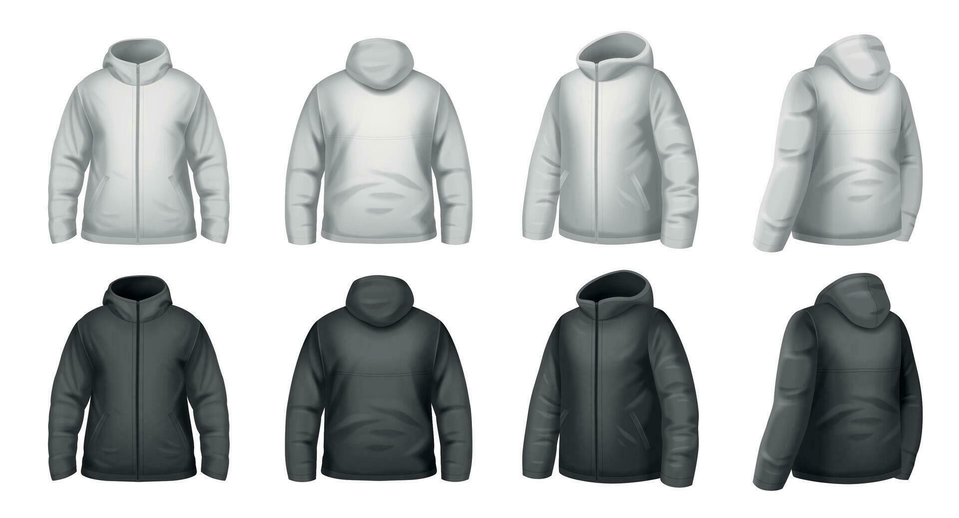 Jacket Realistic Set 24854310 Vector Art at Vecteezy