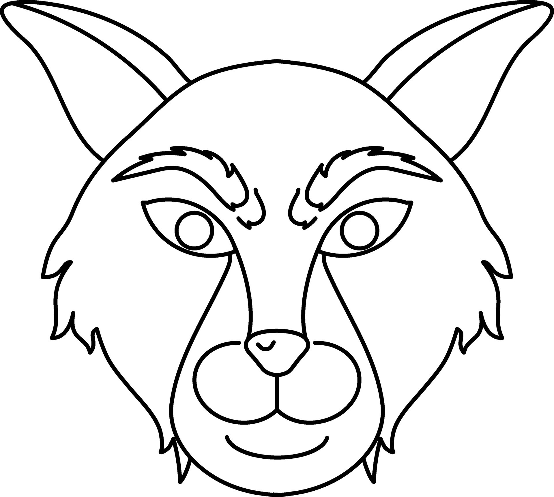 Stroke Style Of Dog Face Icon In Chinese Zodiac Symbol 24855392 Vector