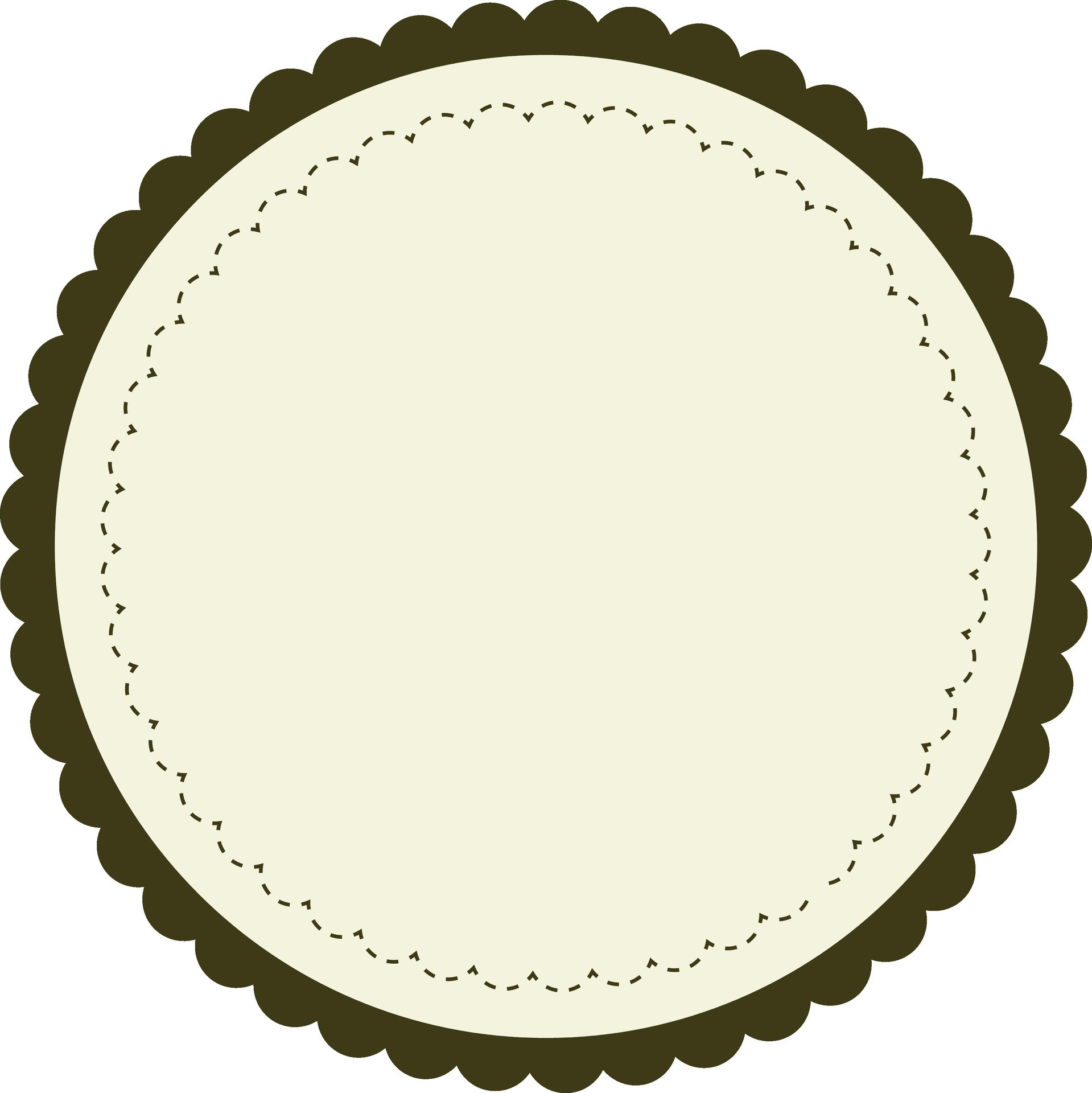 Simple round frames with fully editable stroke. 24856026 Vector Art at ...