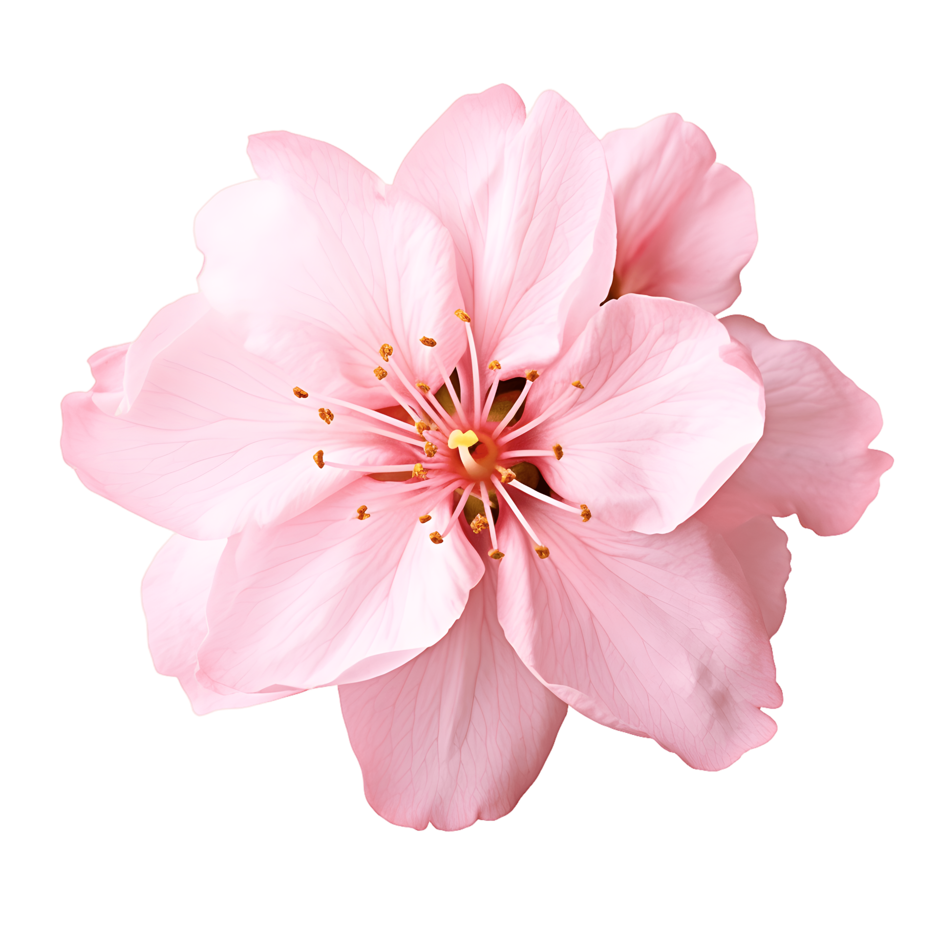 Pink sakura flower isolated on transparent background. 24856601 PNG Pink sakura flower isolated on transparent background. 24856601 PNG