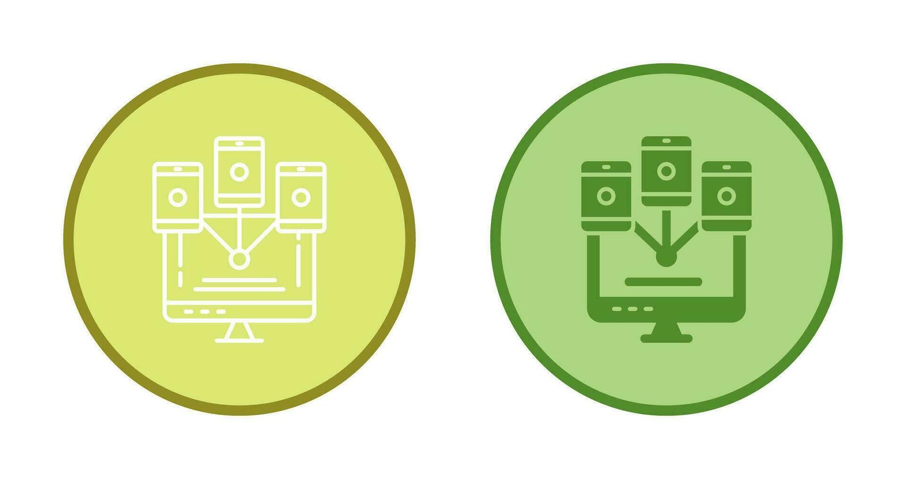 Computer Networks Vector Icon 24862219 Vector Art At Vecteezy