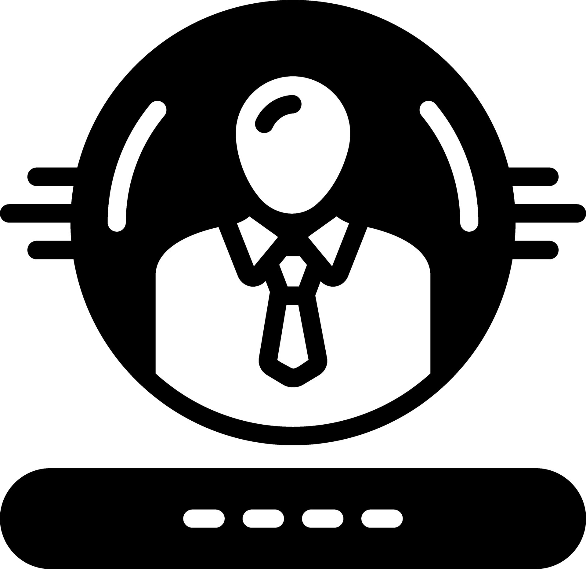 solid icon for administration 24870169 Vector Art at Vecteezy