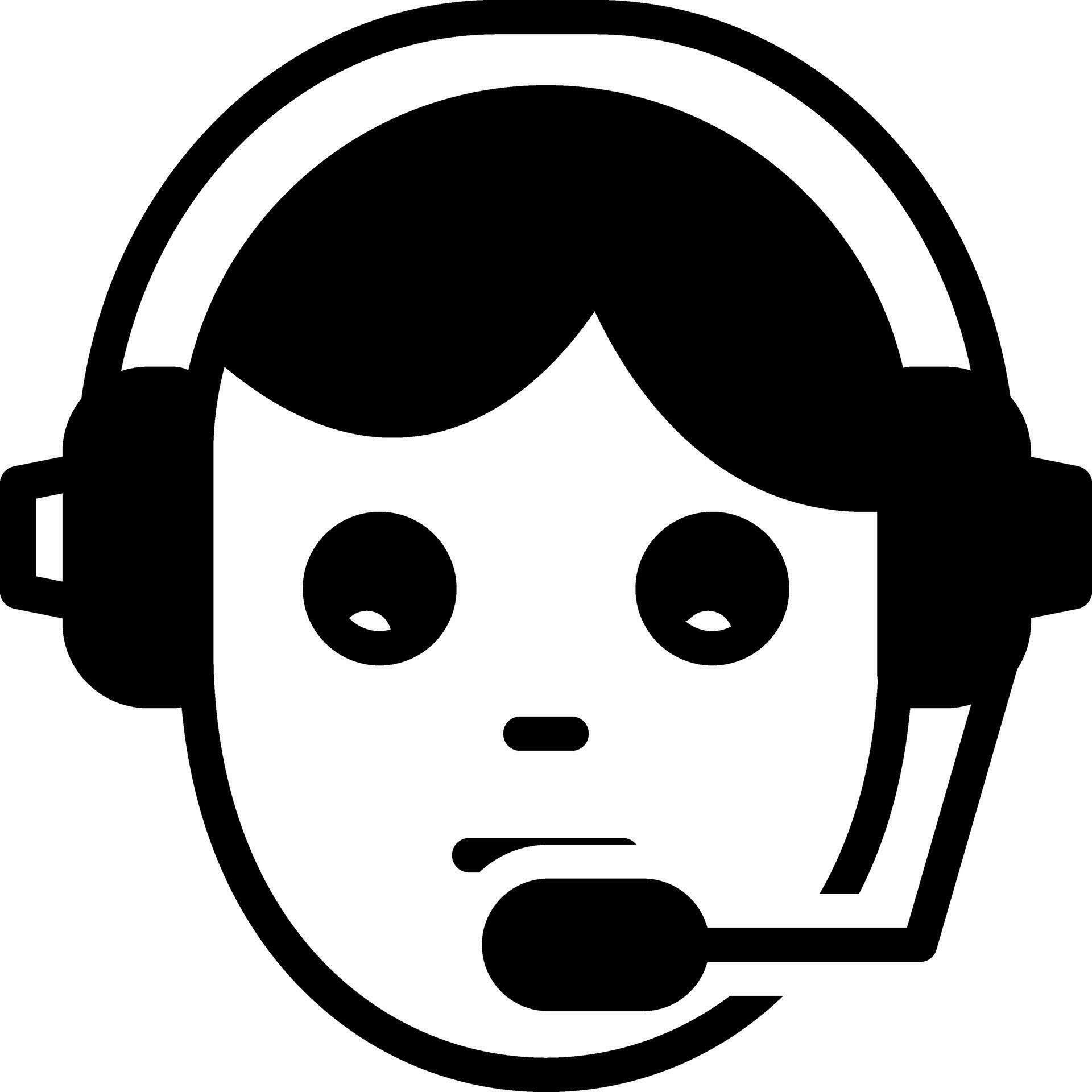 solid icon for support 24870348 Vector Art at Vecteezy