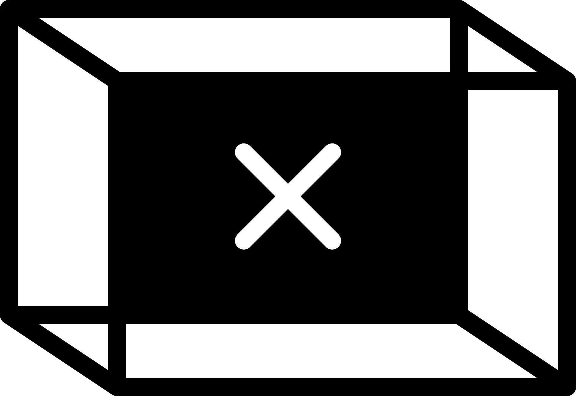 sólido icono para vacío 24870354 Vector en Vecteezy