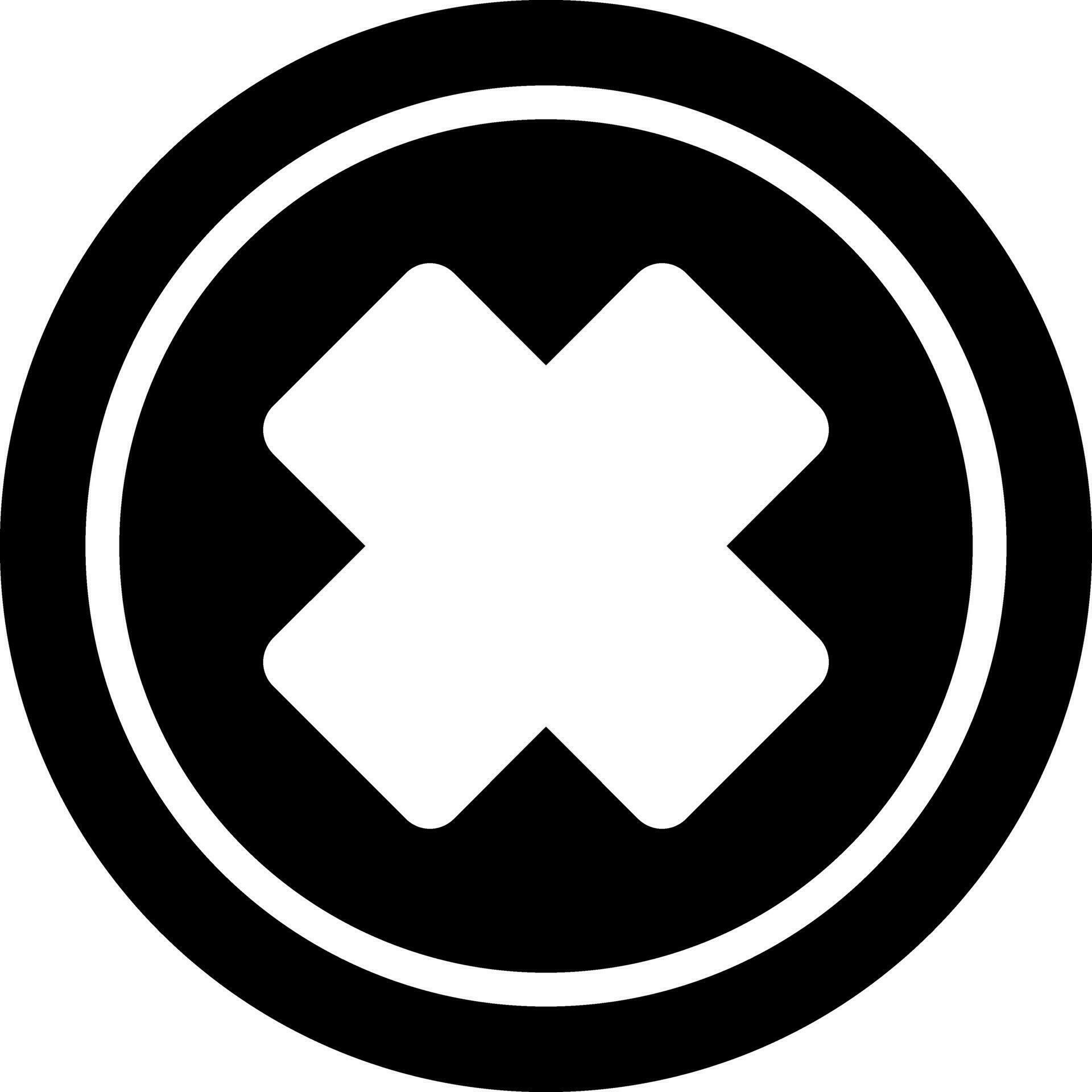 solid icon for wrong 24870429 Vector Art at Vecteezy