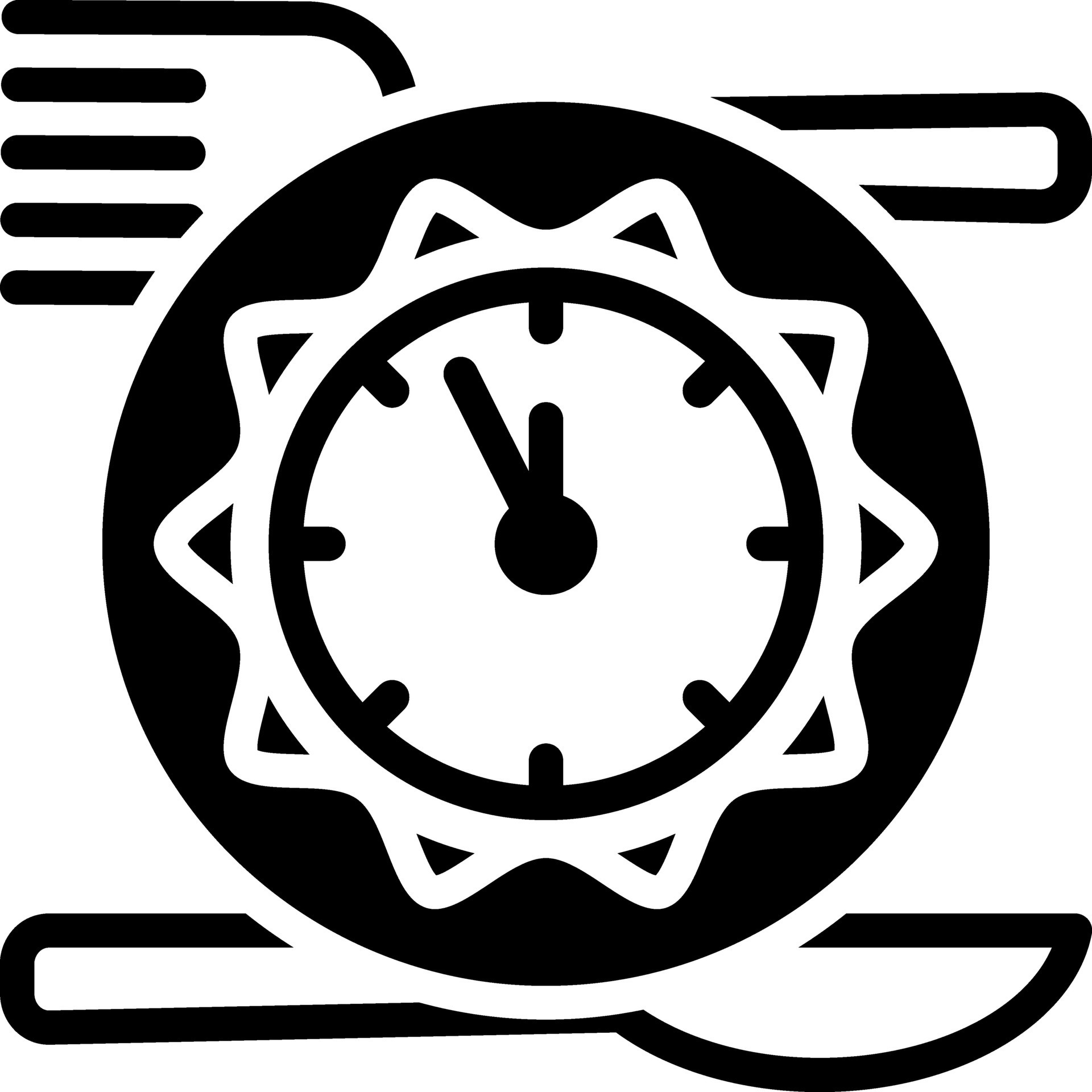 solid icon for luncheon 24870510 Vector Art at Vecteezy