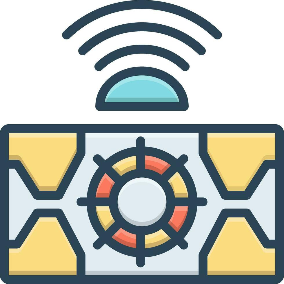 color icon for sensor 24870583 Vector Art at Vecteezy