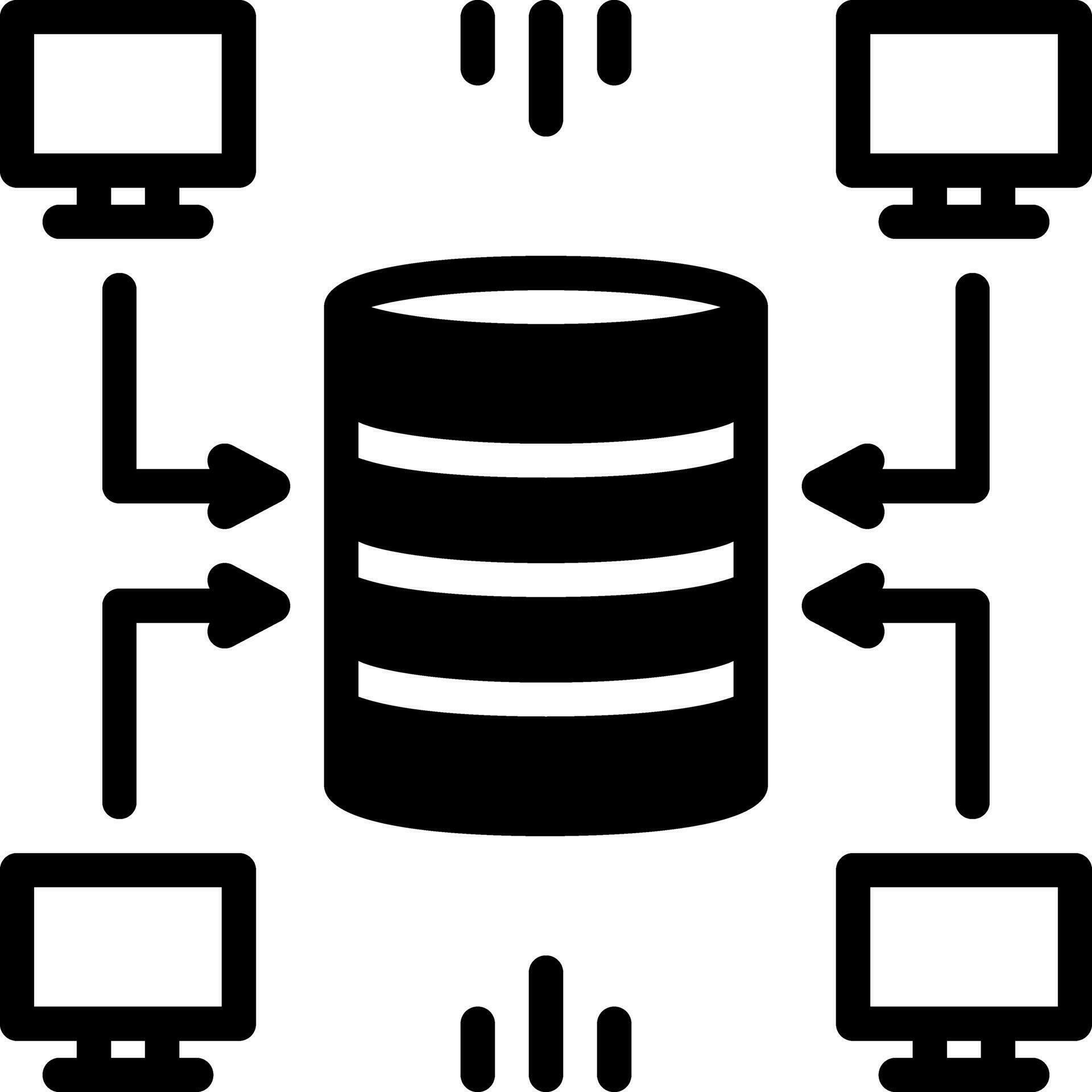 solid icon for data warehouse 24870656 Vector Art at Vecteezy
