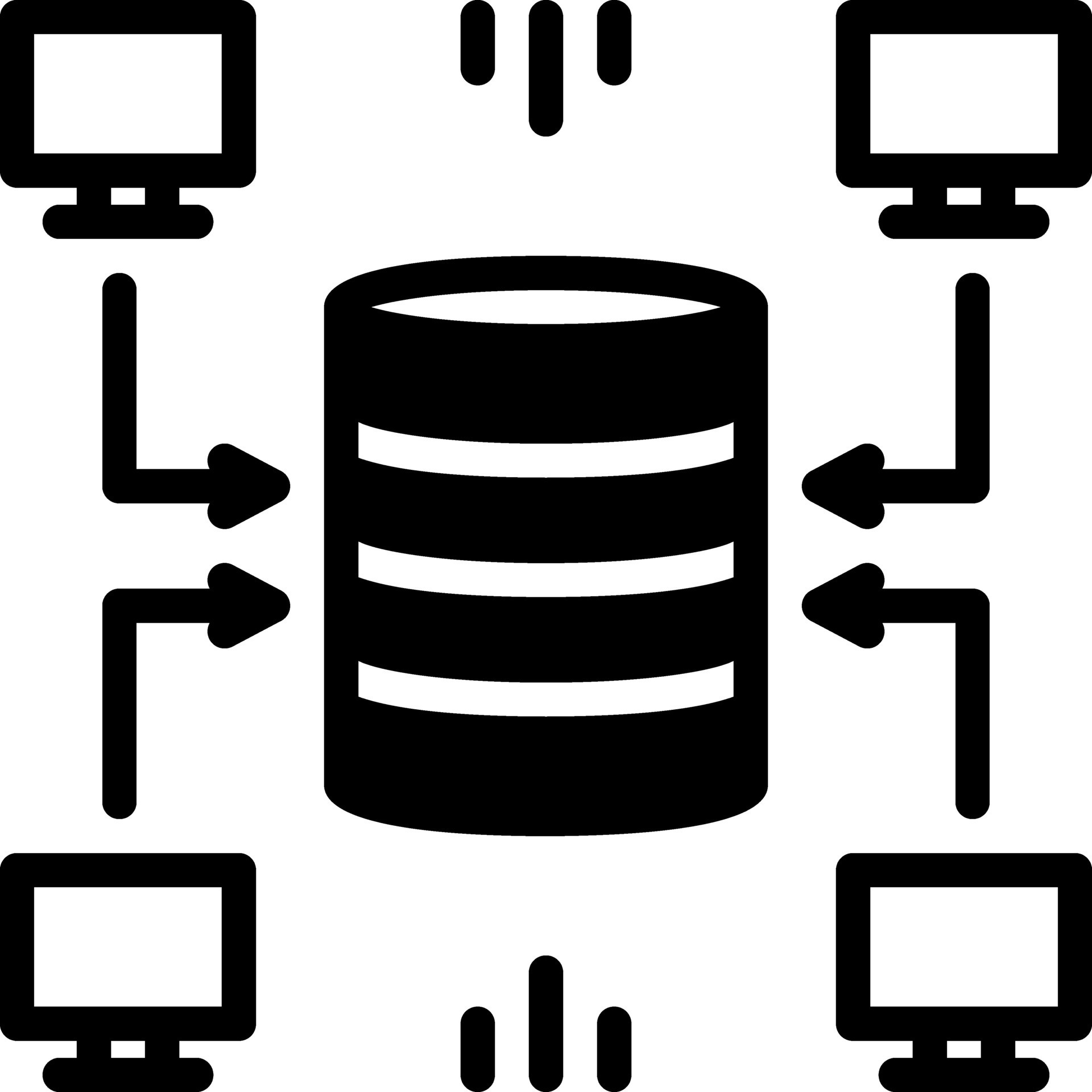 solid icon for data warehouse 24870656 Vector Art at Vecteezy