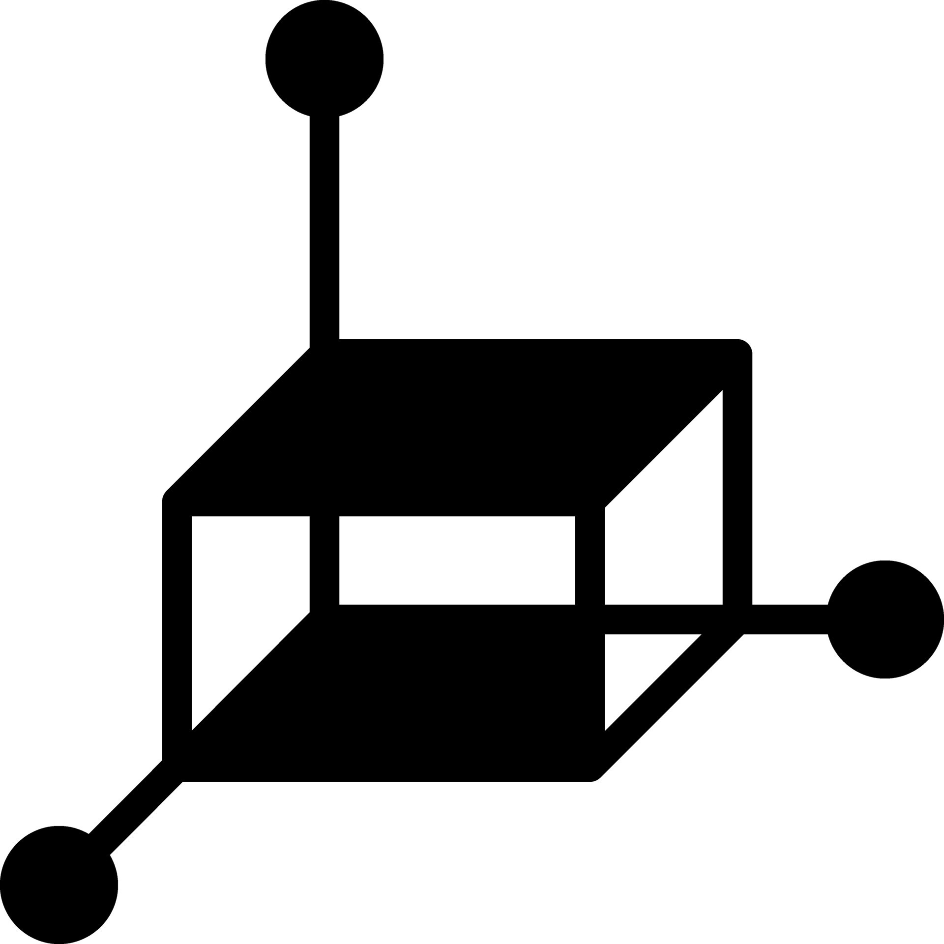 solid icon for 3d 24870698 Vector Art at Vecteezy