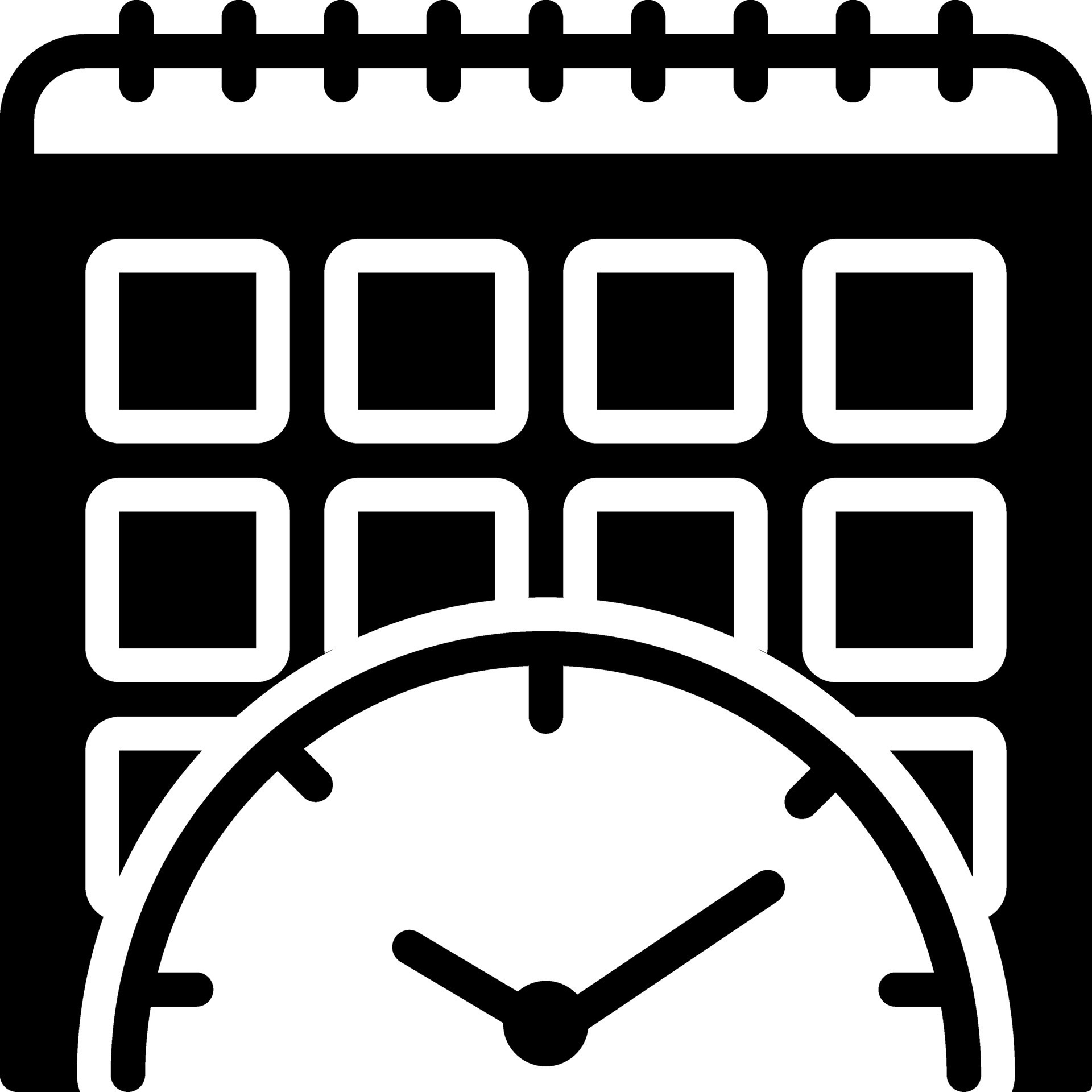 solid icon for planification 24870886 Vector Art at Vecteezy