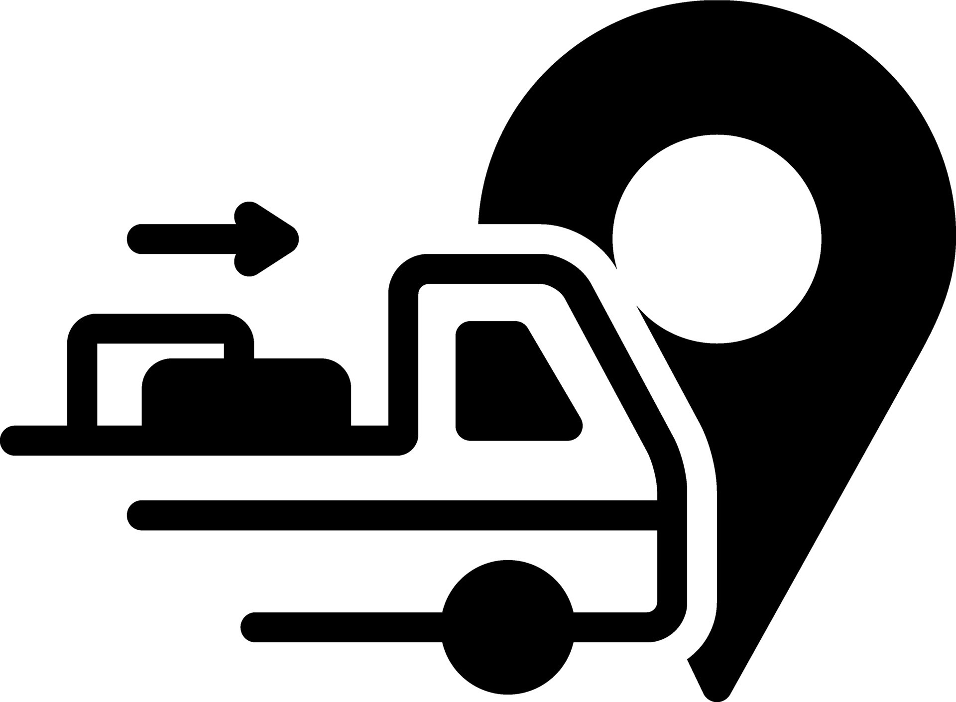 solid icon for dispatching 24872035 Vector Art at Vecteezy