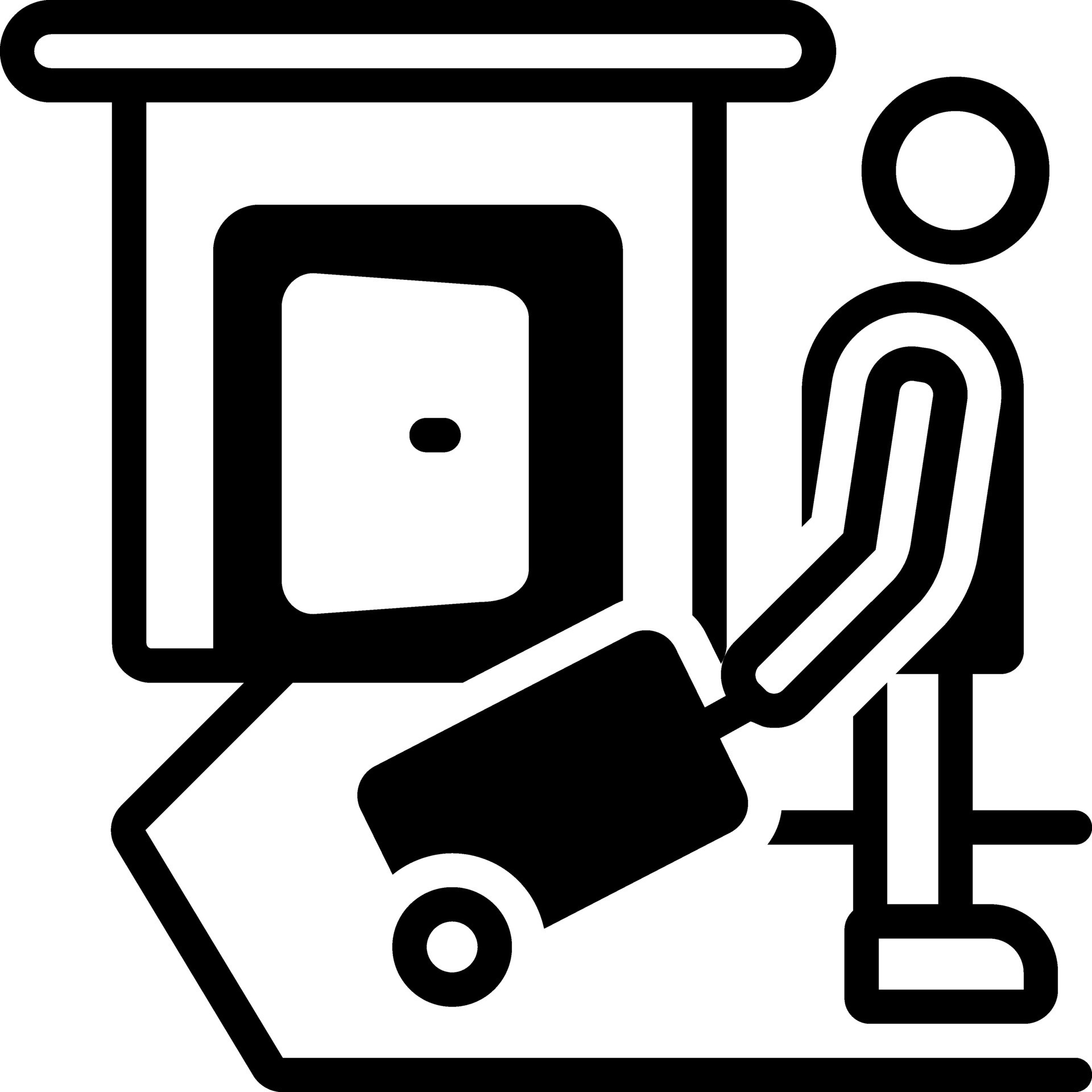 solid icon for leave 24874511 Vector Art at Vecteezy