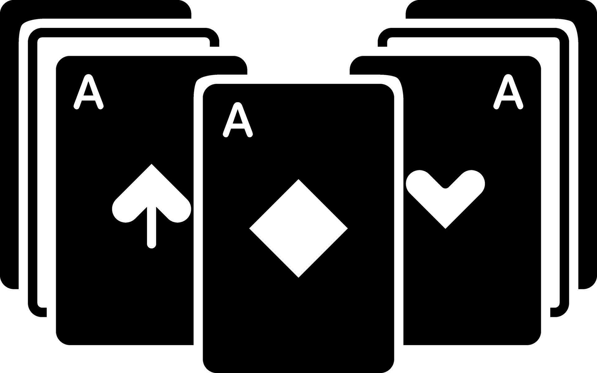 solid icon for blackjack 24874512 Vector Art at Vecteezy