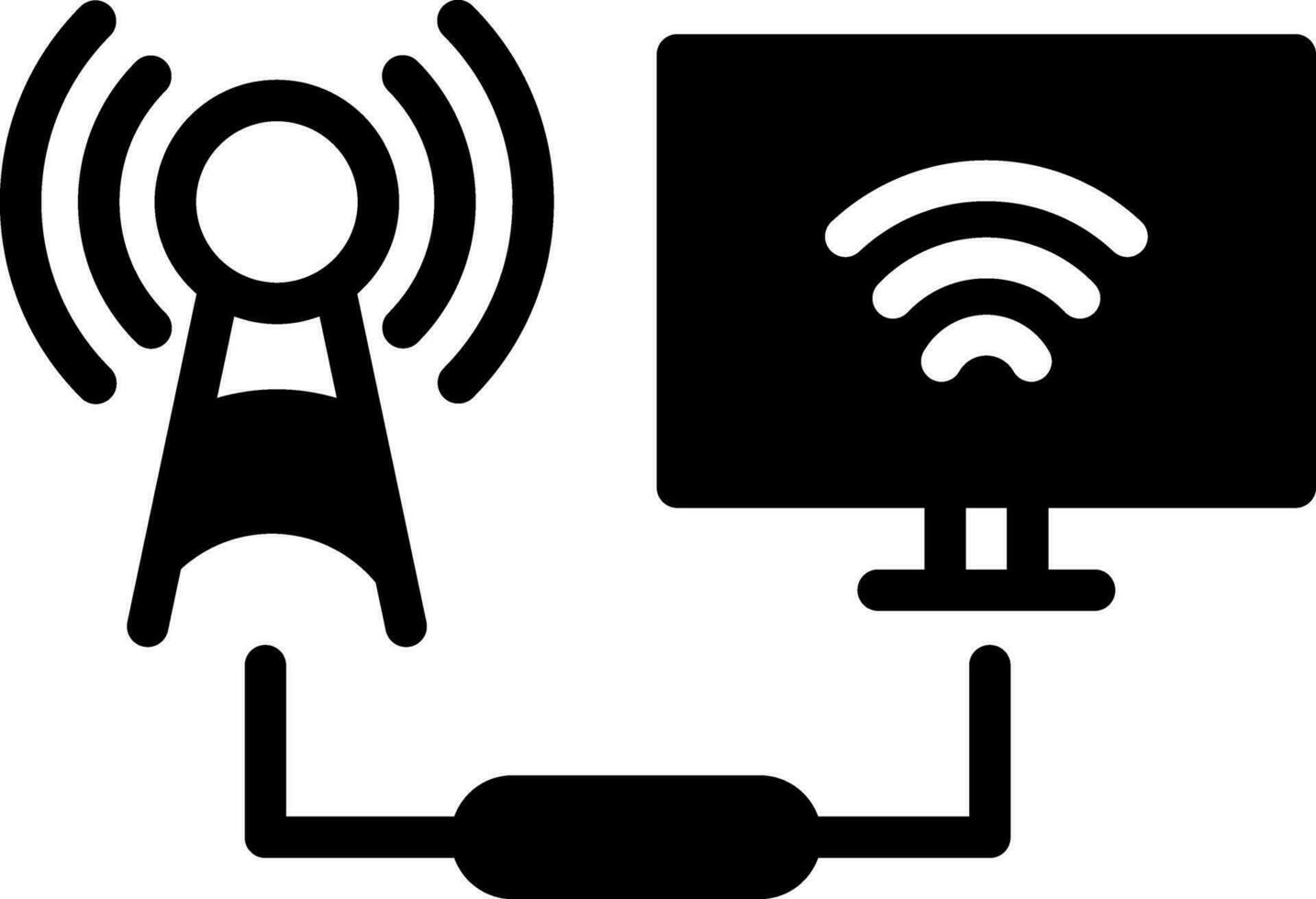 solid icon for connected 24874530 Vector Art at Vecteezy