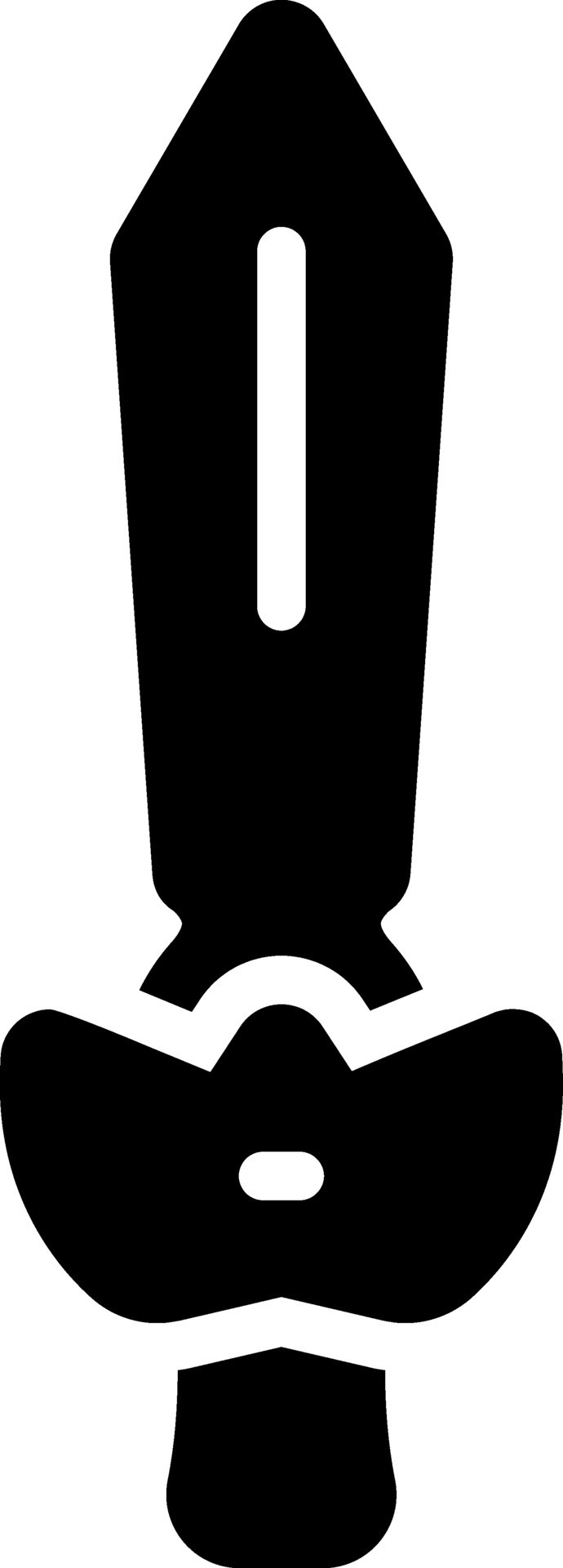 solid icon for sword 24875280 Vector Art at Vecteezy