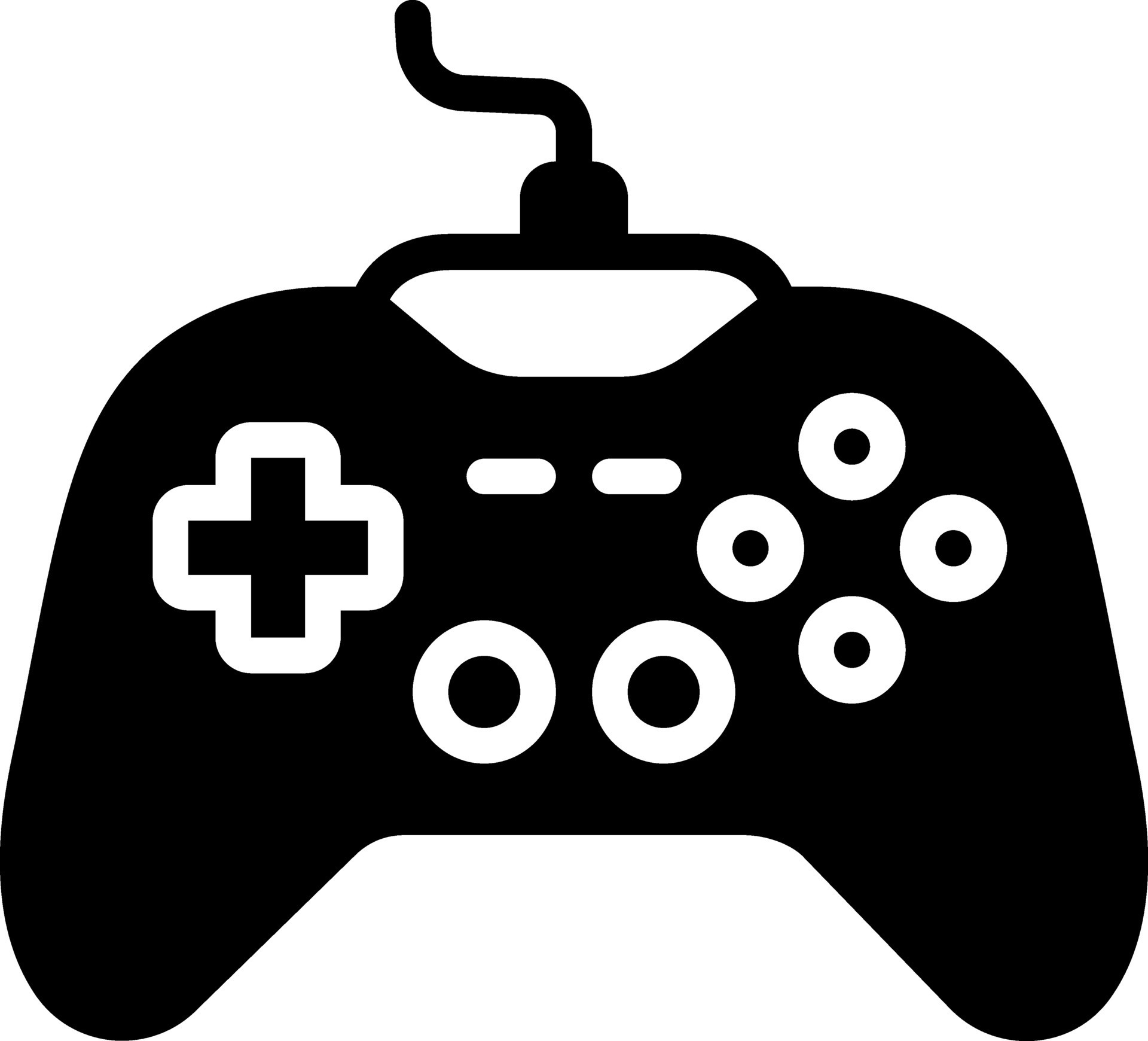 solid icon for controller 24877360 Vector Art at Vecteezy