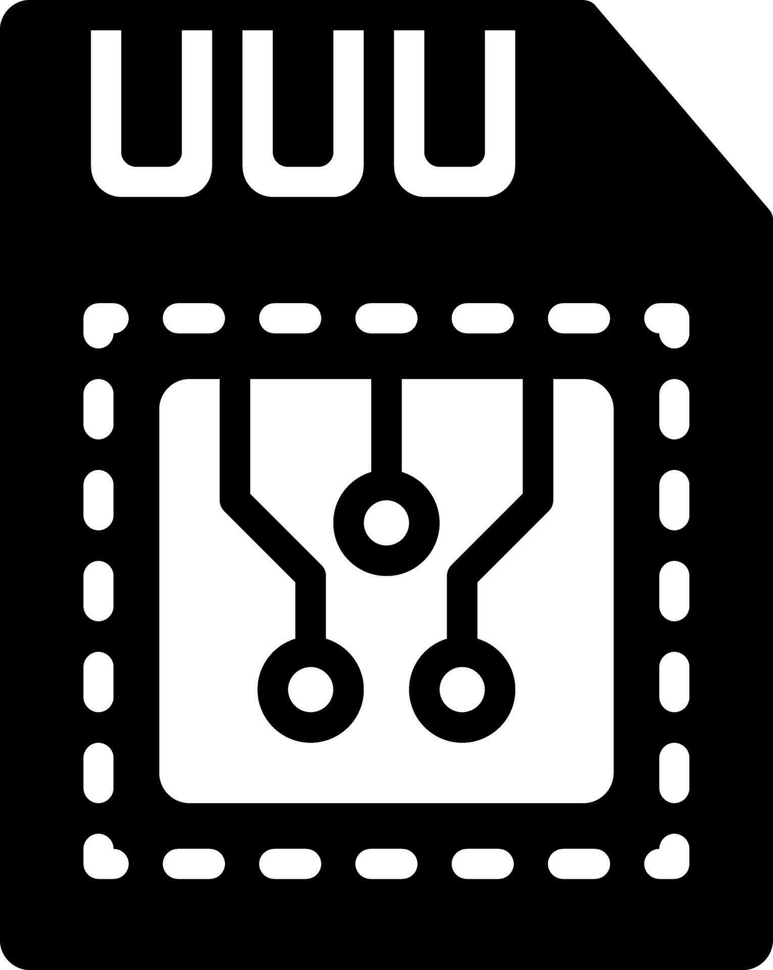sólido icono para memoria 24877658 Vector en Vecteezy