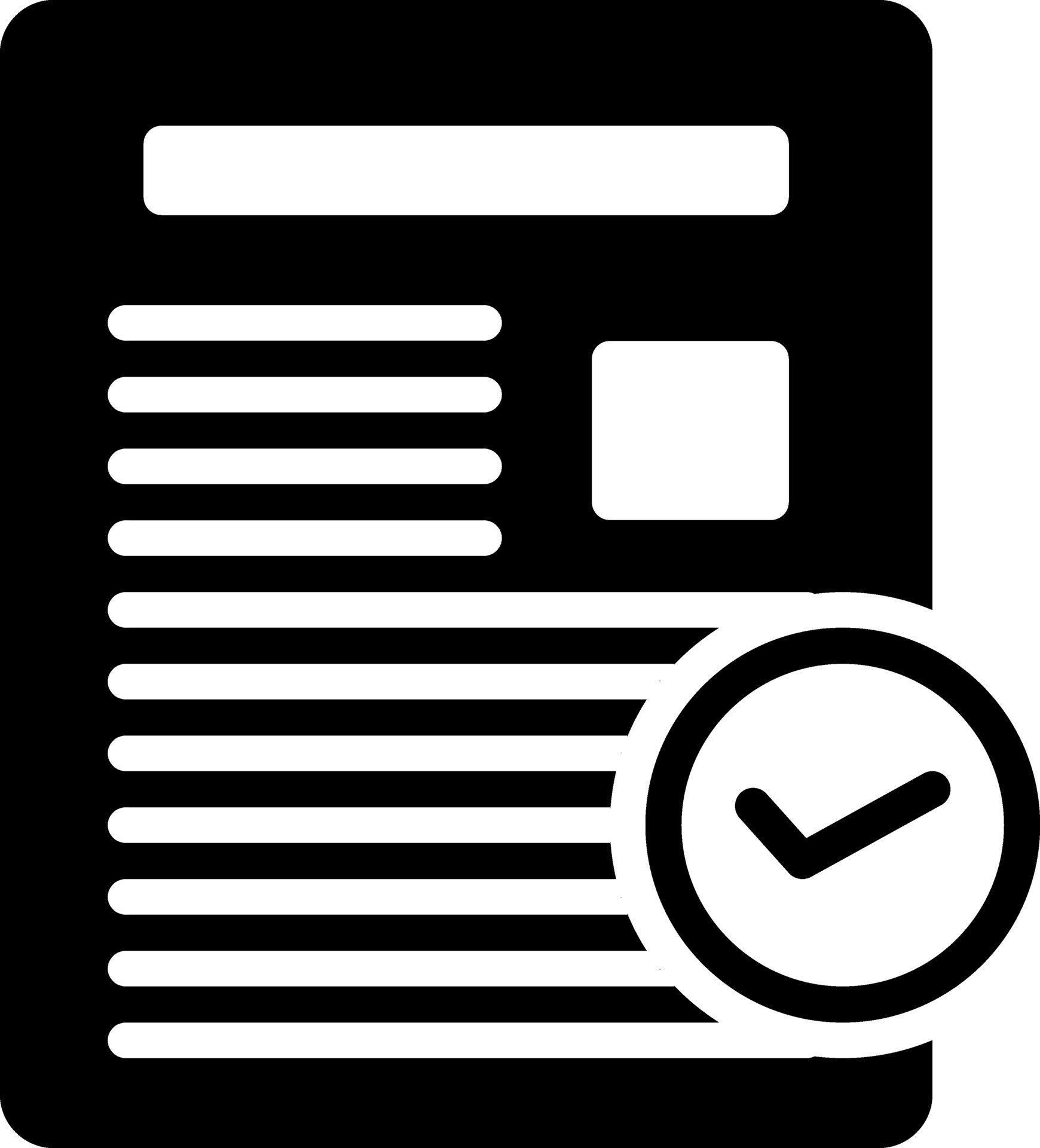 solid icon for actuality 24877759 Vector Art at Vecteezy