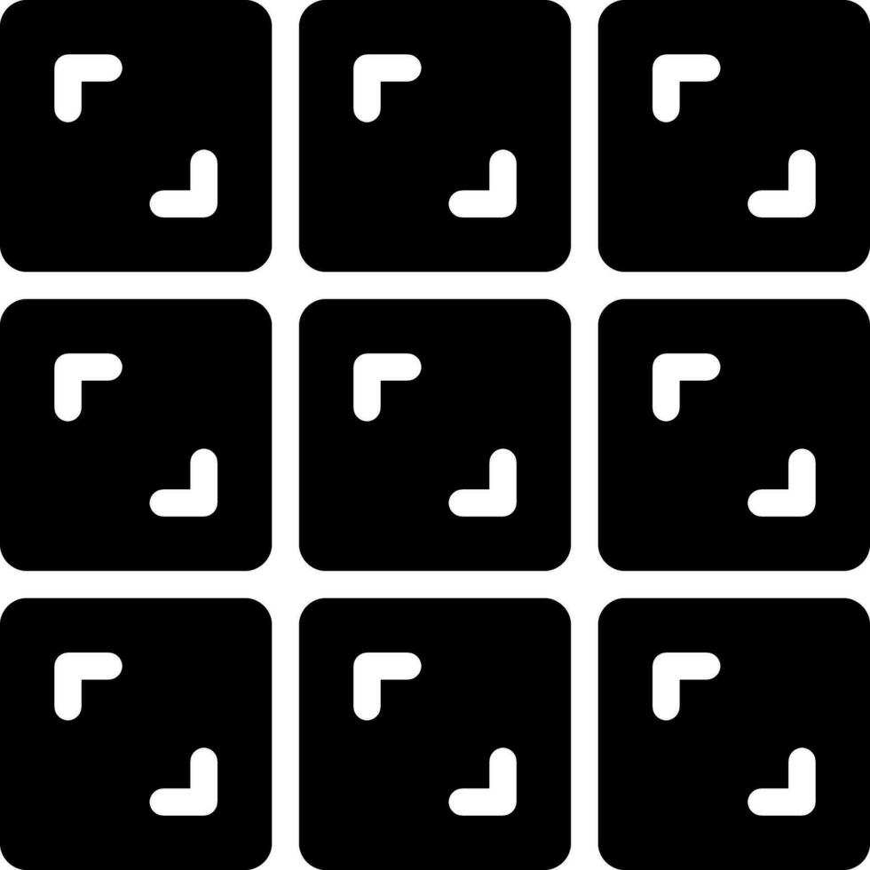 solid icon for grid view 24877763 Vector Art at Vecteezy