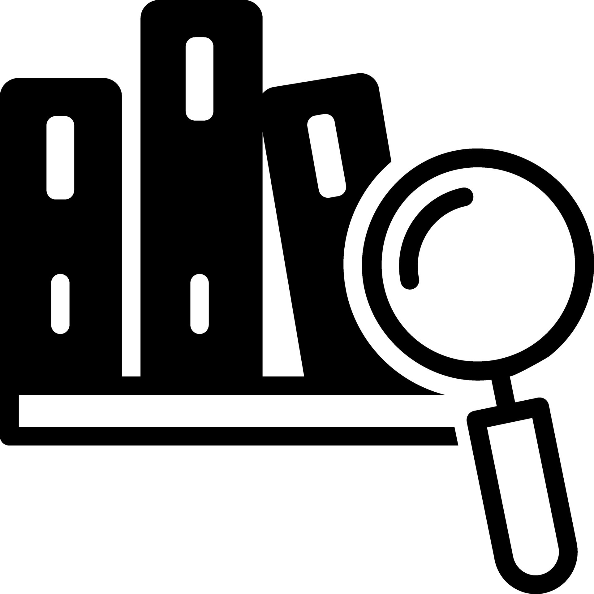 solid icon for case study 24877779 Vector Art at Vecteezy