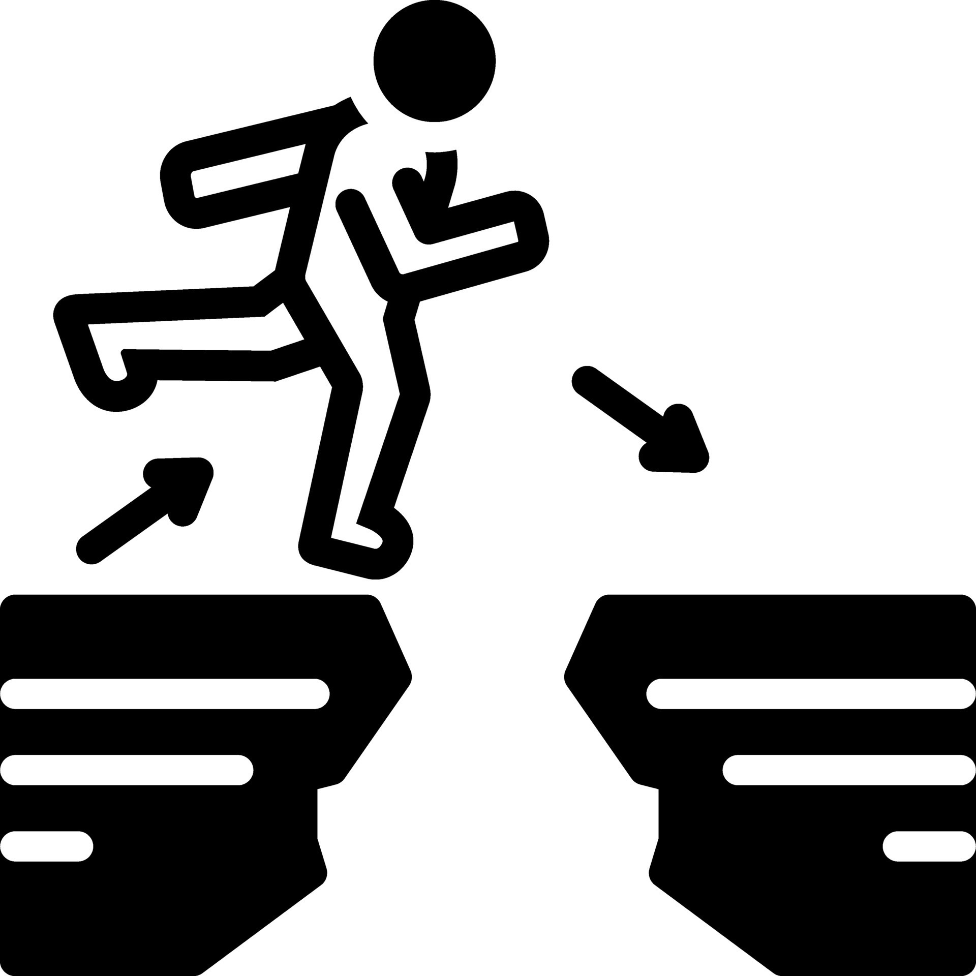 solid icon for difficulties 24878306 Vector Art at Vecteezy