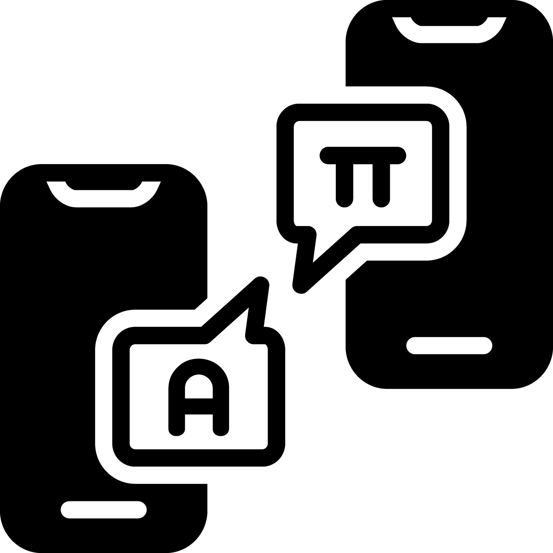 solid icon for interpret 24879147 Vector Art at Vecteezy