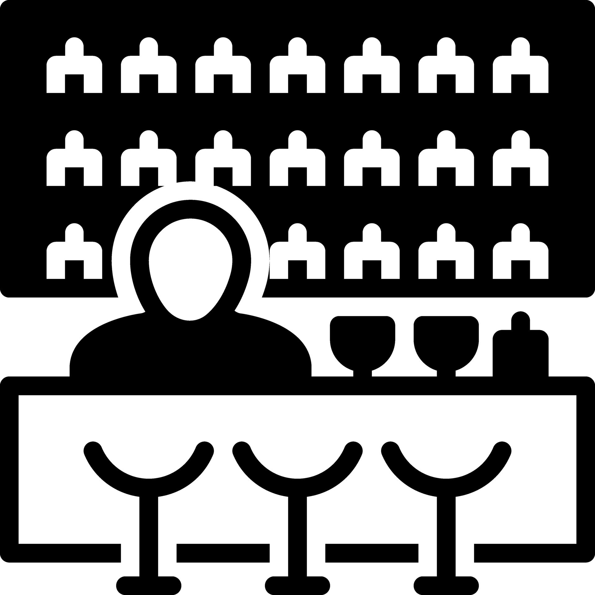 solid icon for bar 24879155 Vector Art at Vecteezy