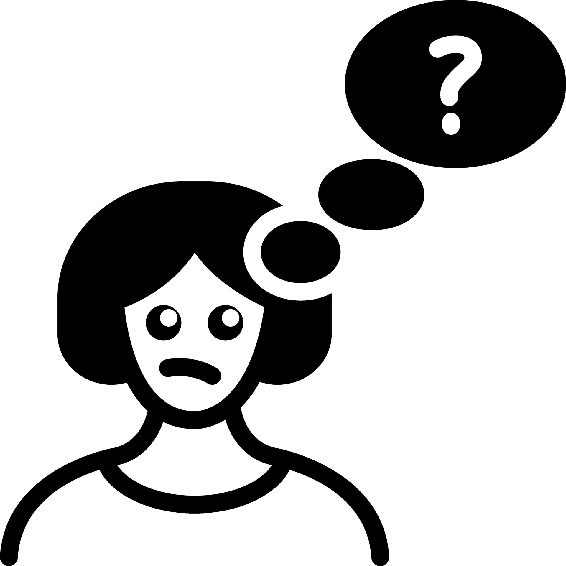 solid icon for thinking 24879302 Vector Art at Vecteezy