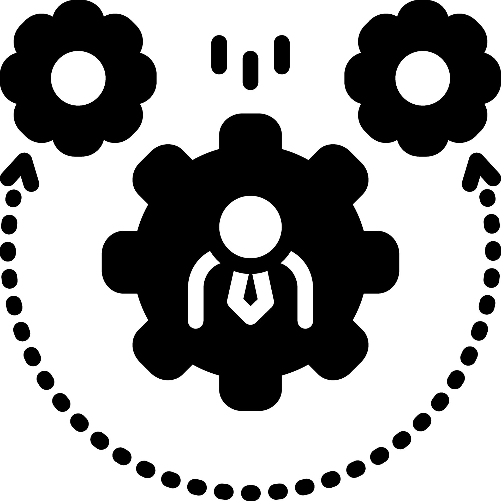 solid icon for dynamism 24879818 Vector Art at Vecteezy