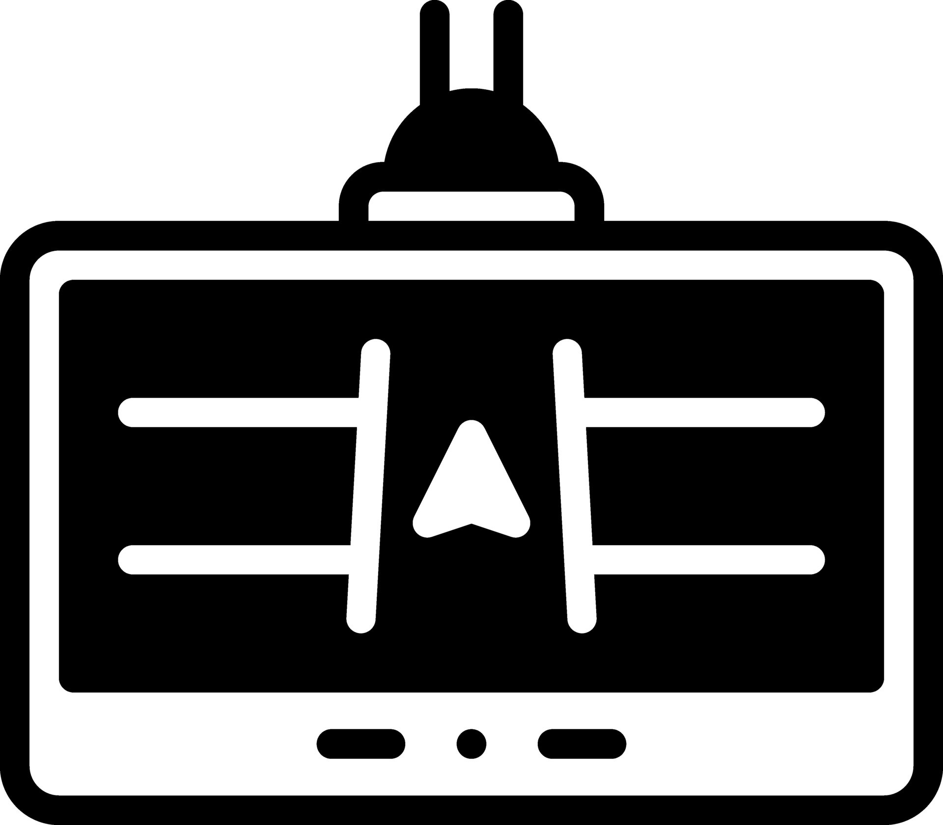 solid icon for nav 24881722 Vector Art at Vecteezy