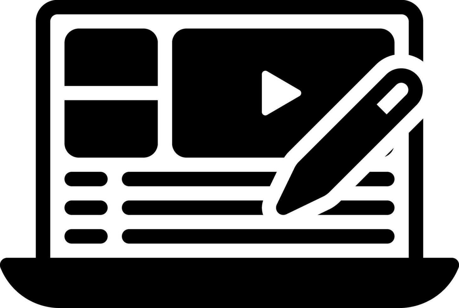 solid icon for edited 24881733 Vector Art at Vecteezy