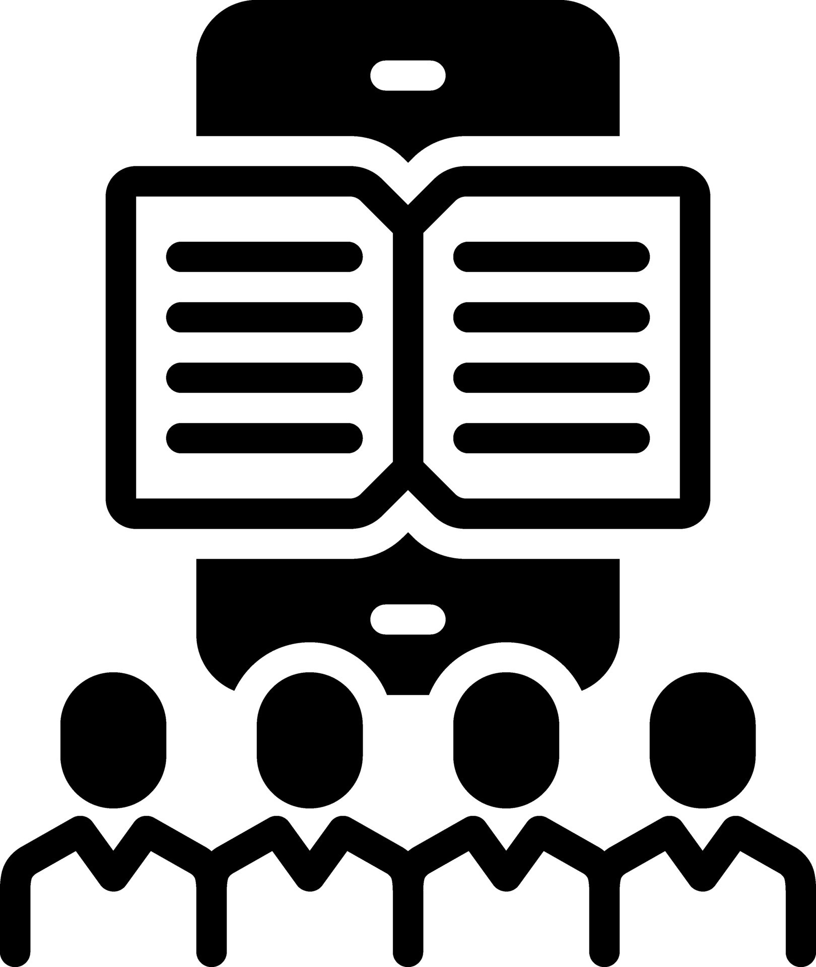 solid icon for learn 24881741 Vector Art at Vecteezy