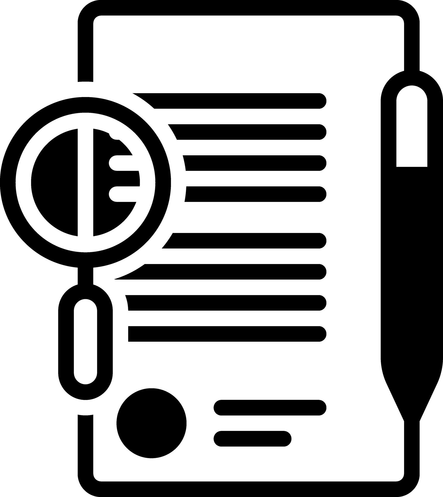 solid icon for defining 24882008 Vector Art at Vecteezy